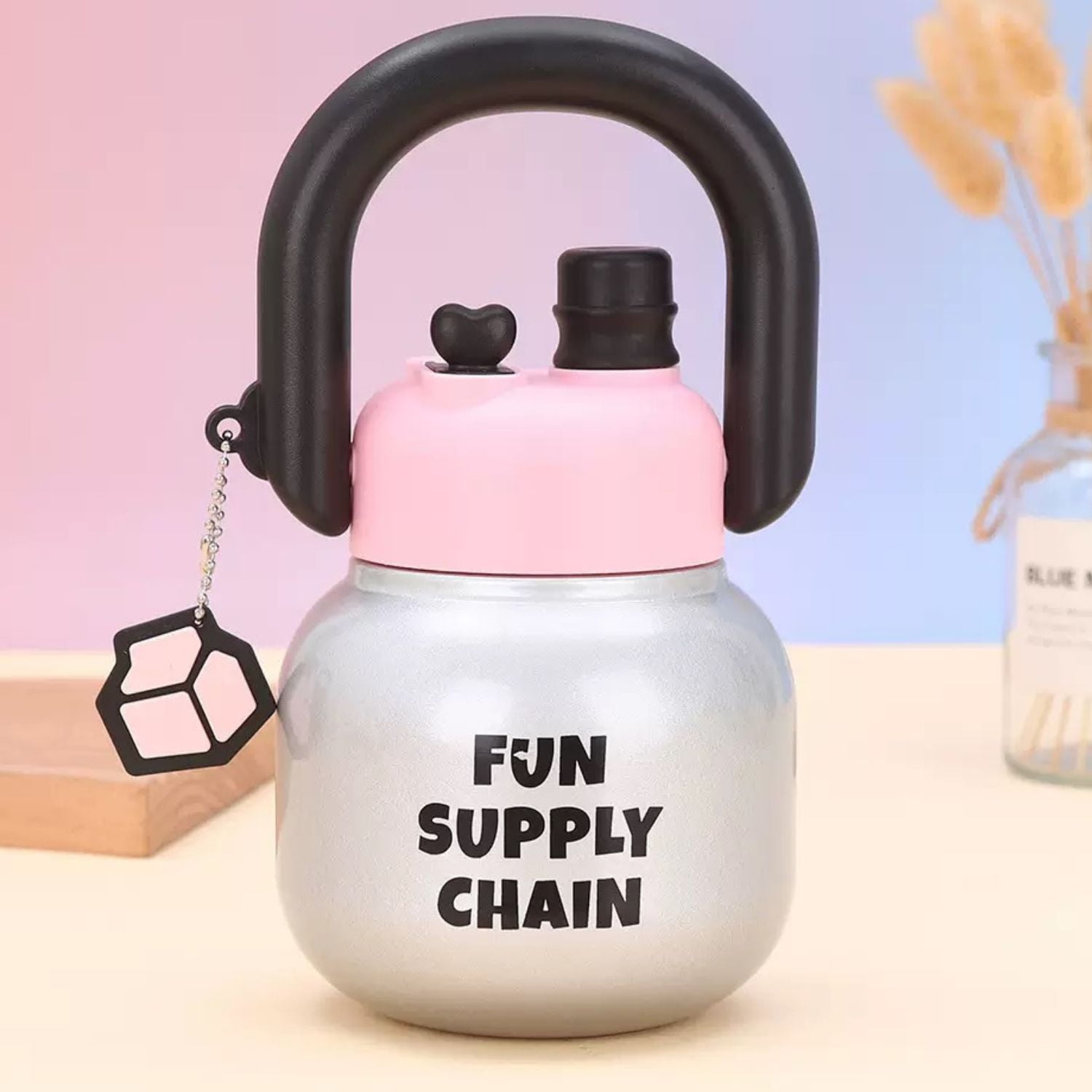 WEIKABU Insulated Water Bottle 680 ml with Straw and Spout Lid Insulation Keep Cold Leak-Proof ...