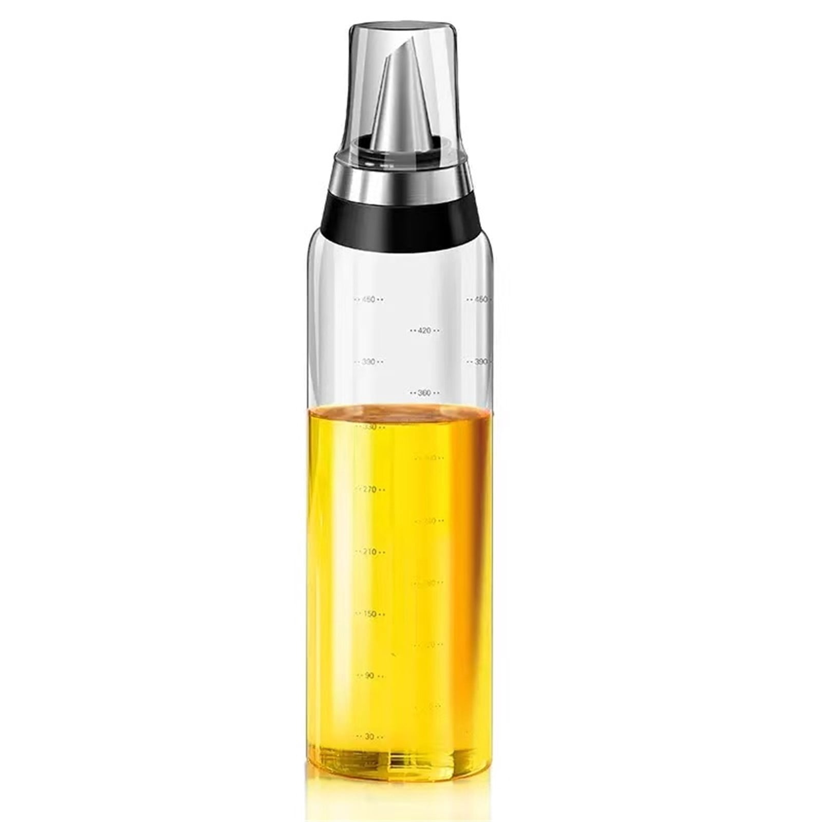 WEIKE High borosilicate glass oil pot, kitchen seasoning bottle, 304 ...