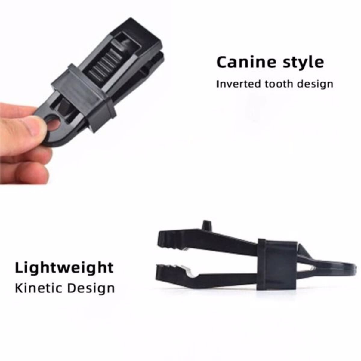 WEILAI 12/24x Adjustable Heavy Duty Lock Grip for Tarp & Shade Cloth ...