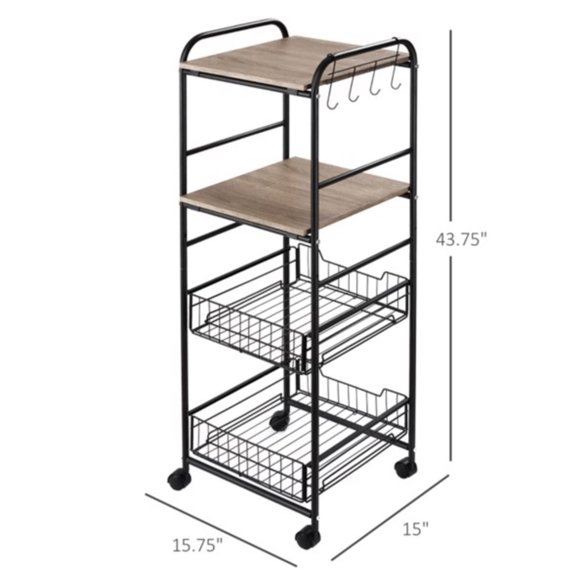 WEILAI Rolling Cart/Kitchen Cart ( Amazon Shipping)（Prohibited by ...