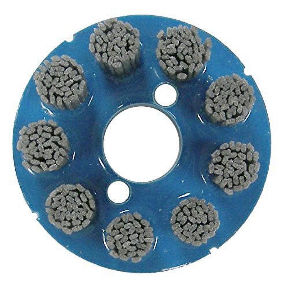 Weiler 85788 3" Nylox Disc Brush, Rectangular Filament, 80SC Fill Grit ...