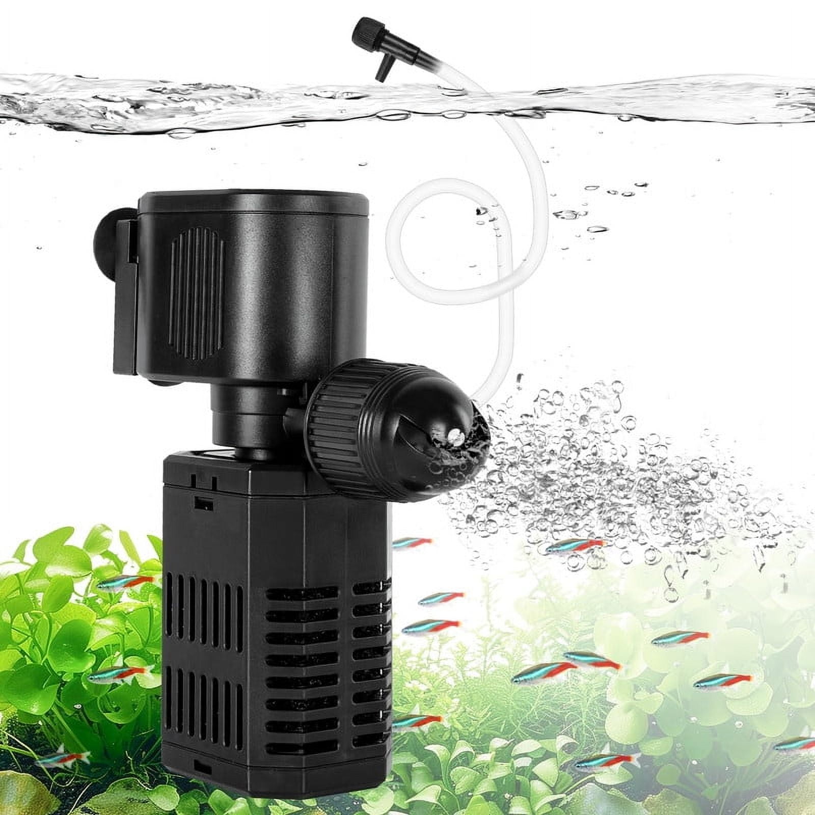 WEINFUN Aquarium Filter, 317 GPH Power Fish Tank Filters for 10-50 ...