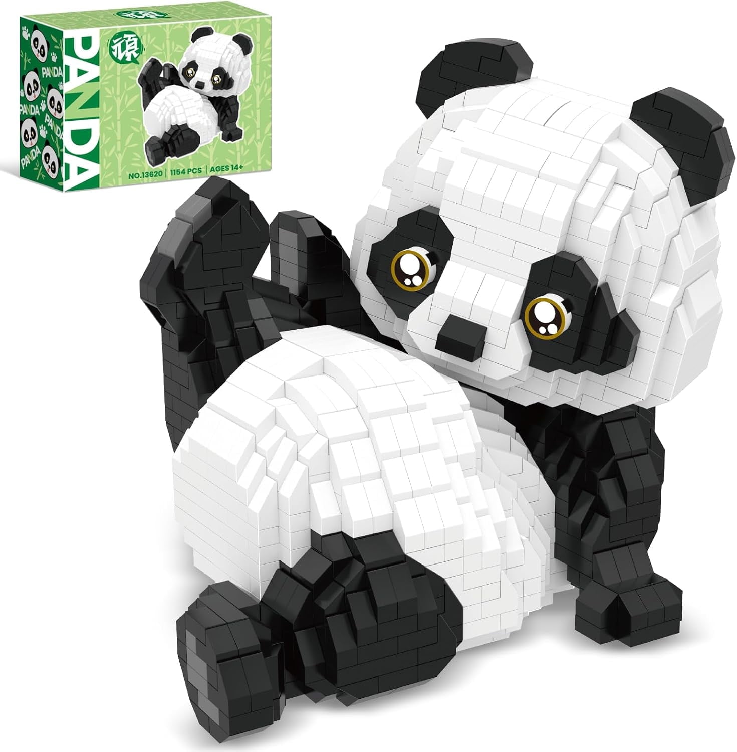 WEINIYA Cute Panda Mini Building Blocks Sets for Goodie Bags, Not ...
