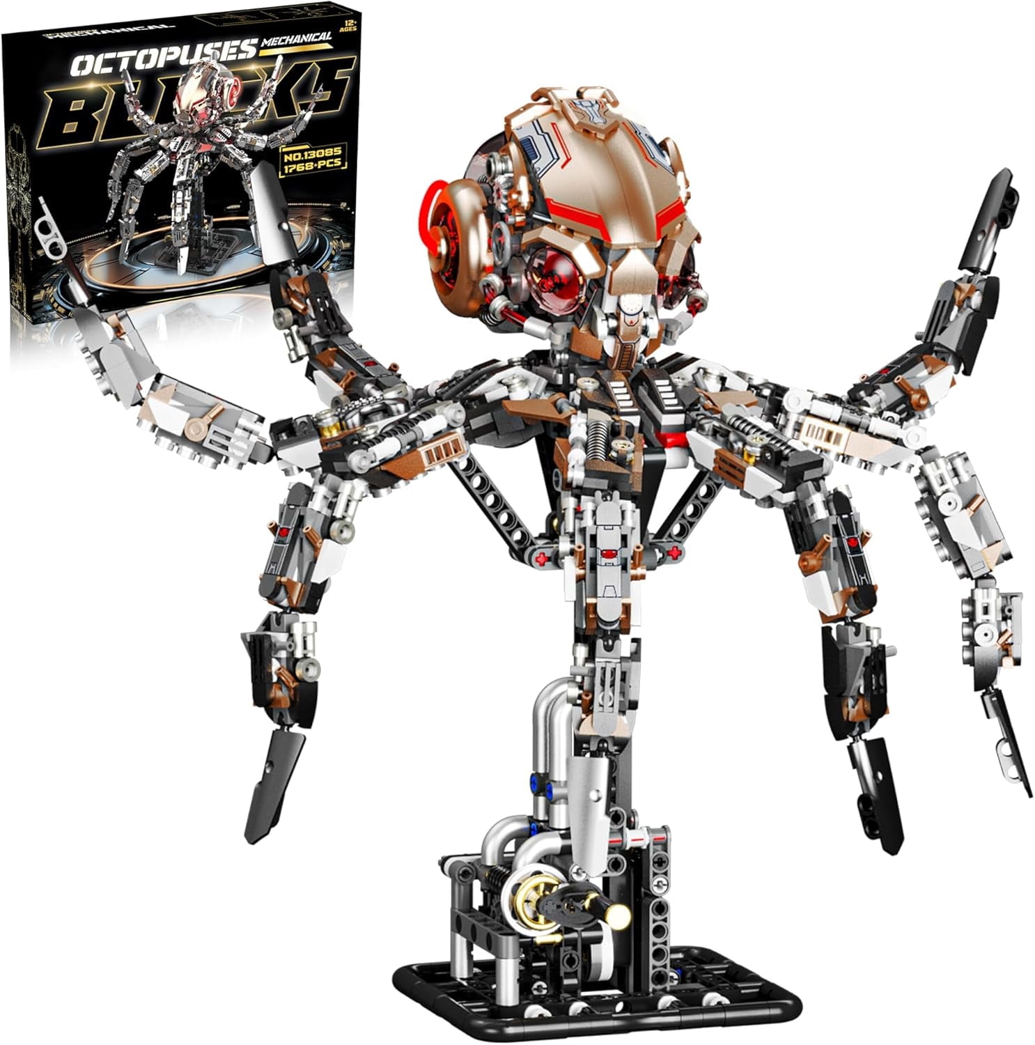 WEINIYA Mechanical Octopus Building Set, Sea Animal Collection with ...