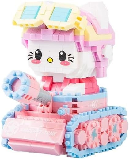 WEINIYA Mini Brick Building Set, Micro Brick White Puppy, 949 Piece ...