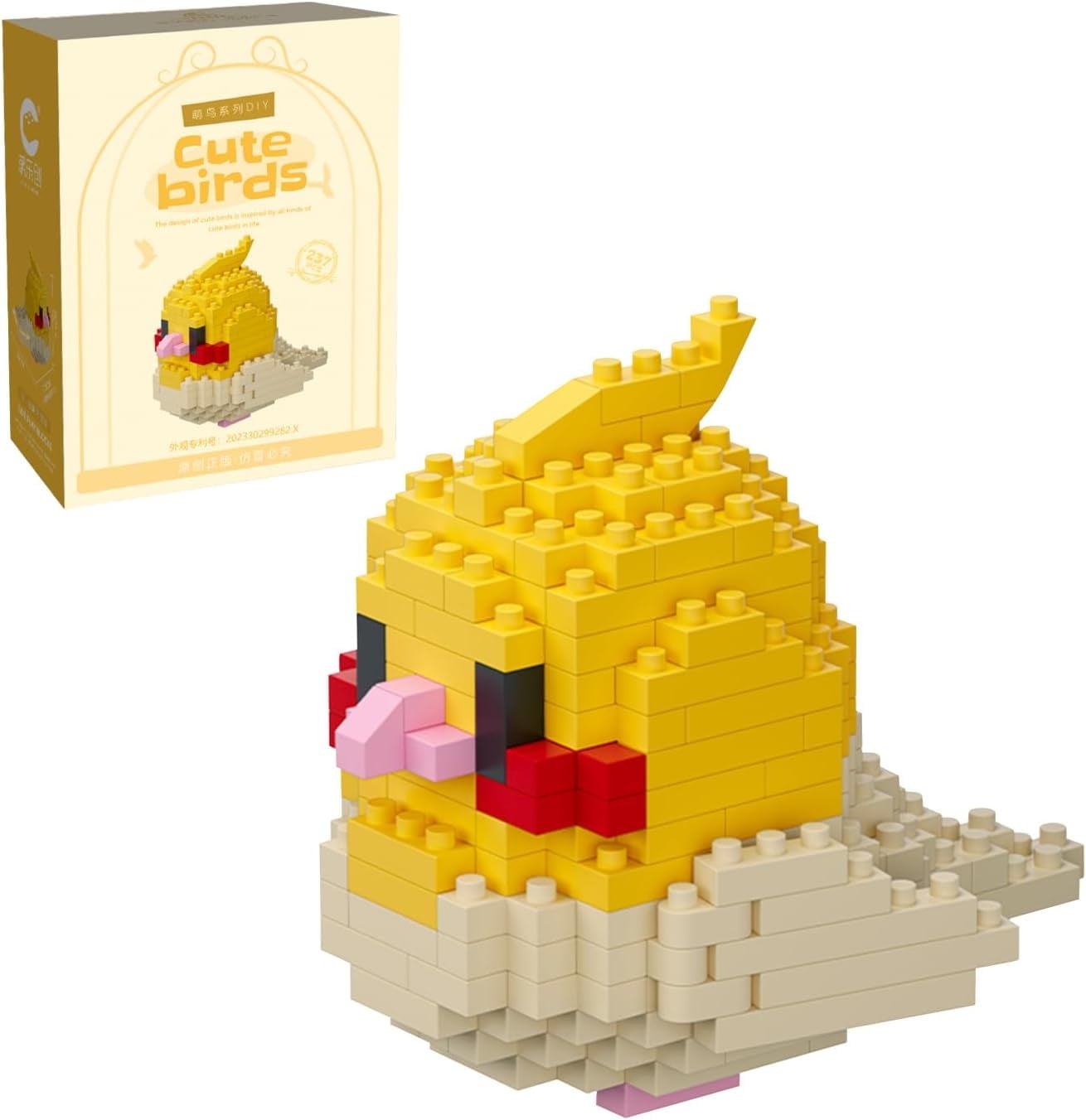 WEINIYA Parrot Micro Building Bricks Kits, Cute Bird Mini Building ...