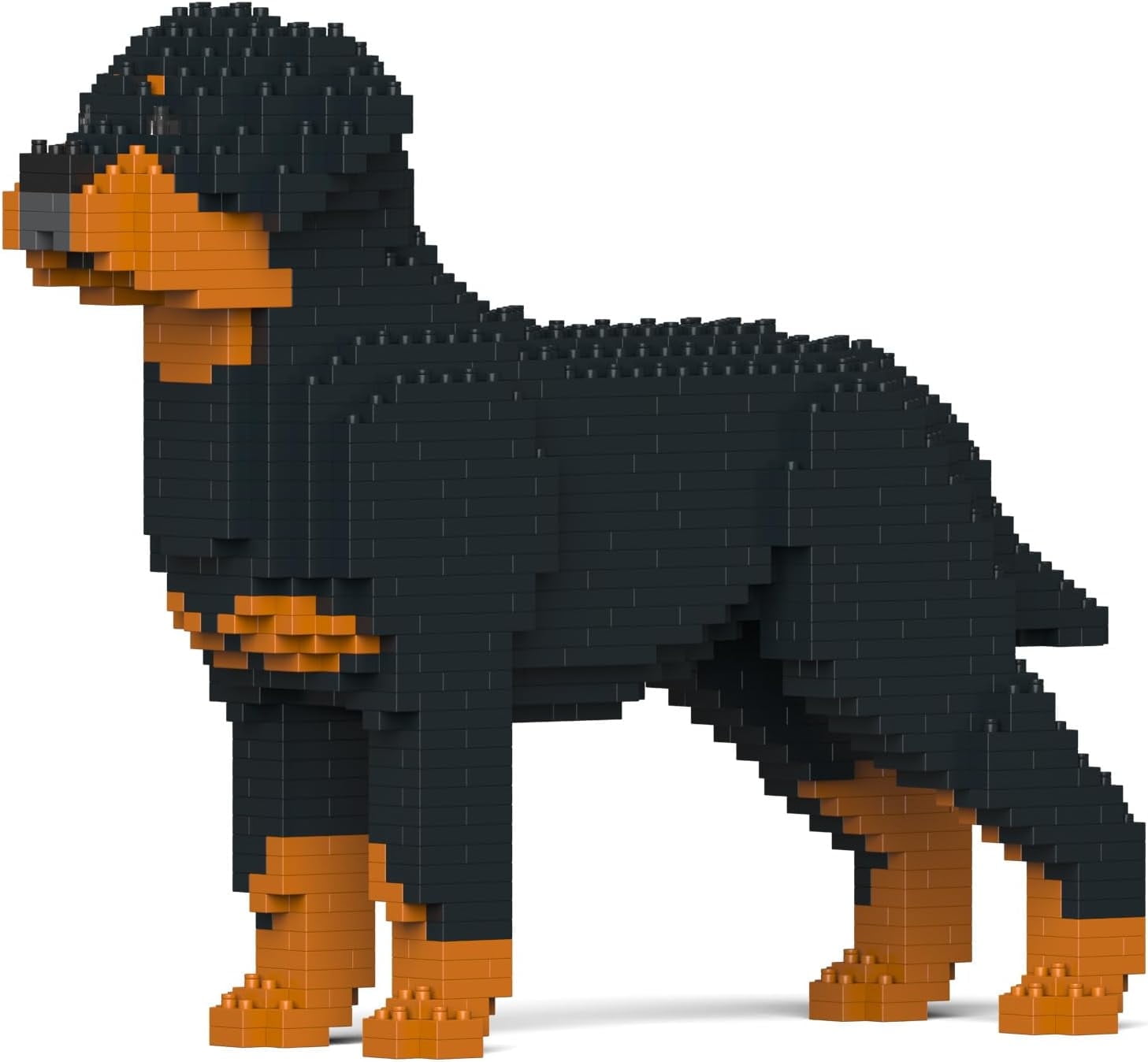WEINIYA Rottweiler 01S building block set, 3D dog animal building block ...