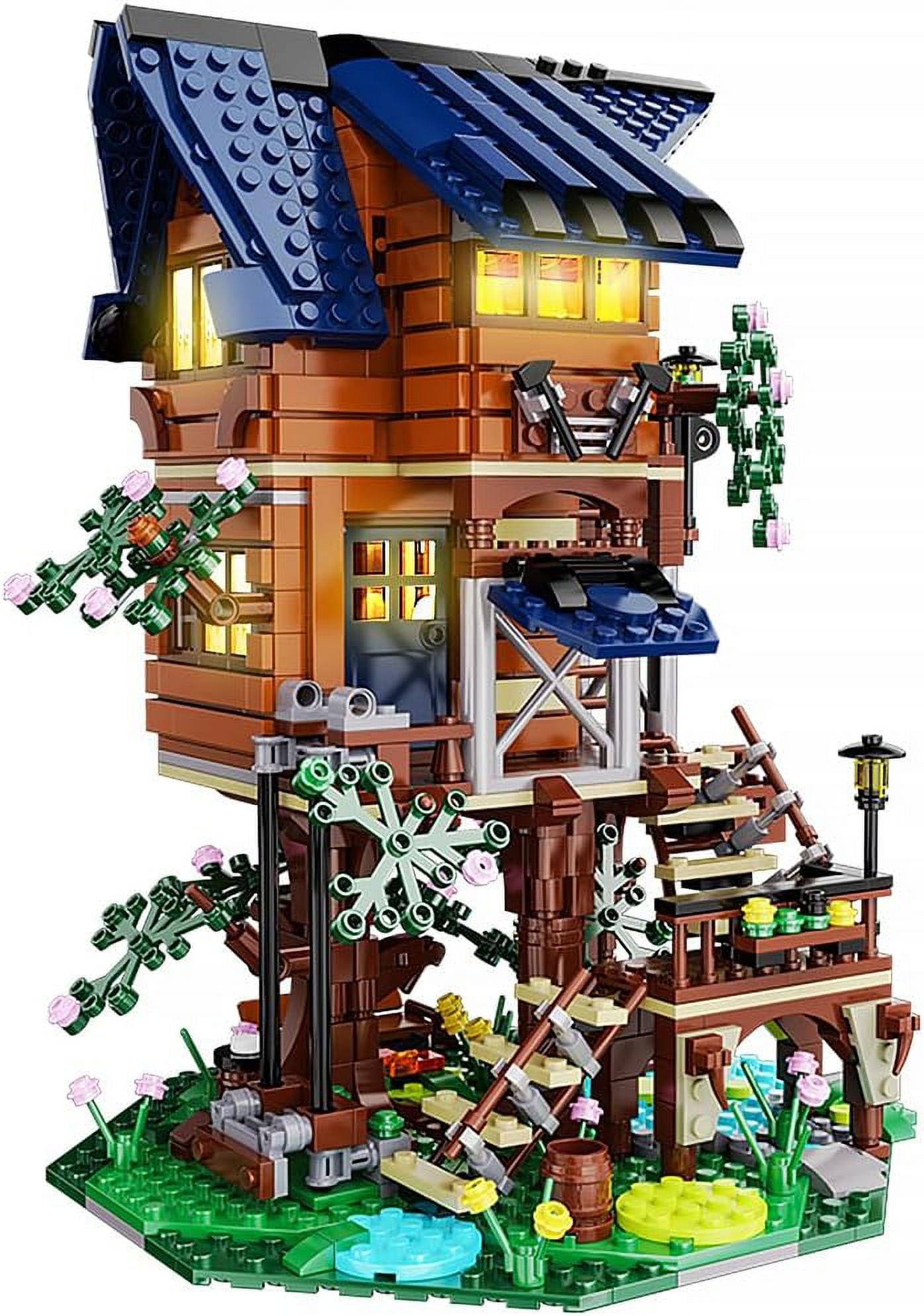 WEINIYA Tree House STEM Toy, 1155PCS Creative Building Set for Kids ...