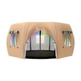WEIOUKC Trampoline Cover with Rainproof Tent & Sunshade, Outdoor ...