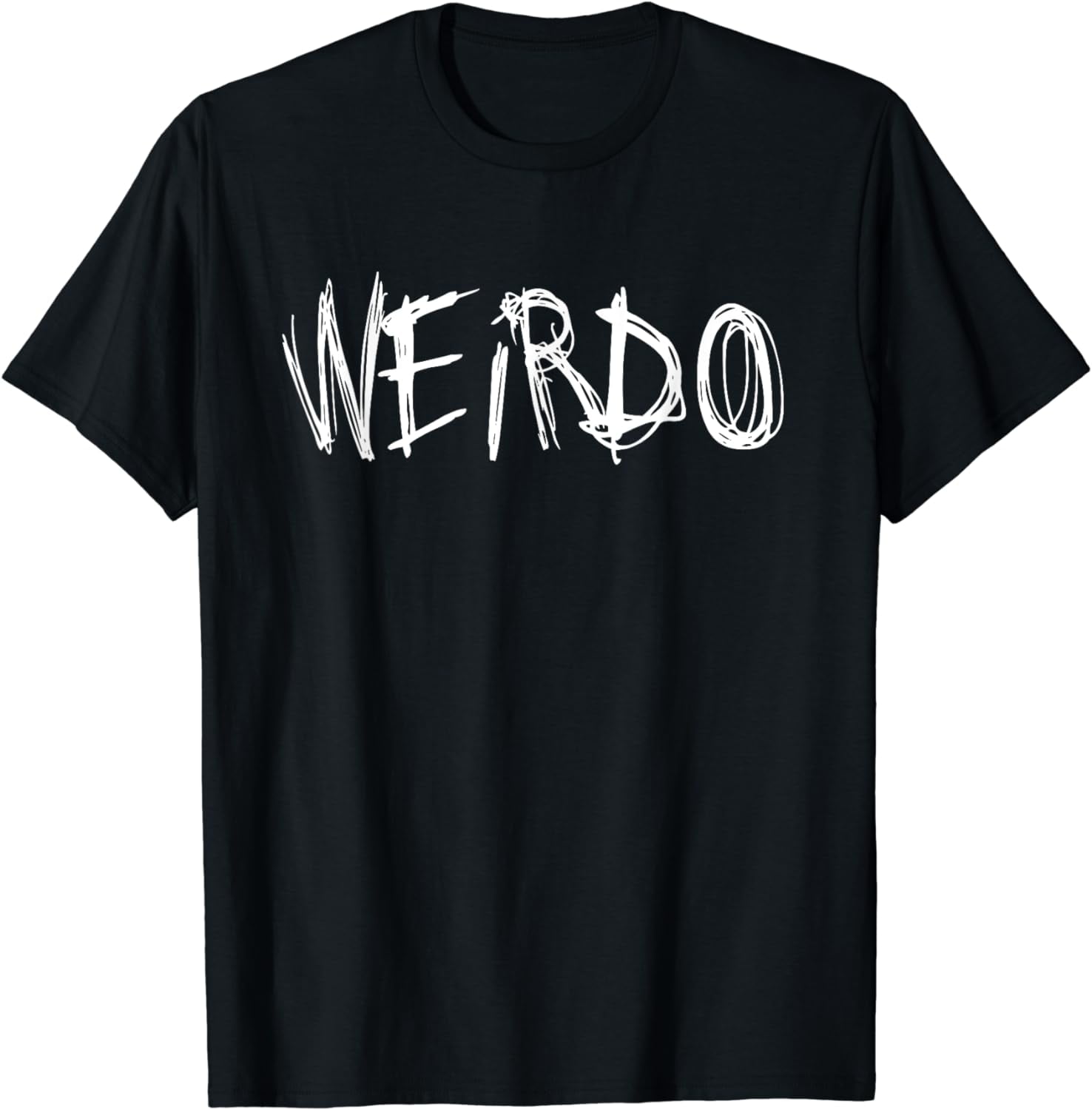 WEIRDO Punk Emo T-Shirt Funny Goth Heavy Metal Shirt Gift T-Shirt ...