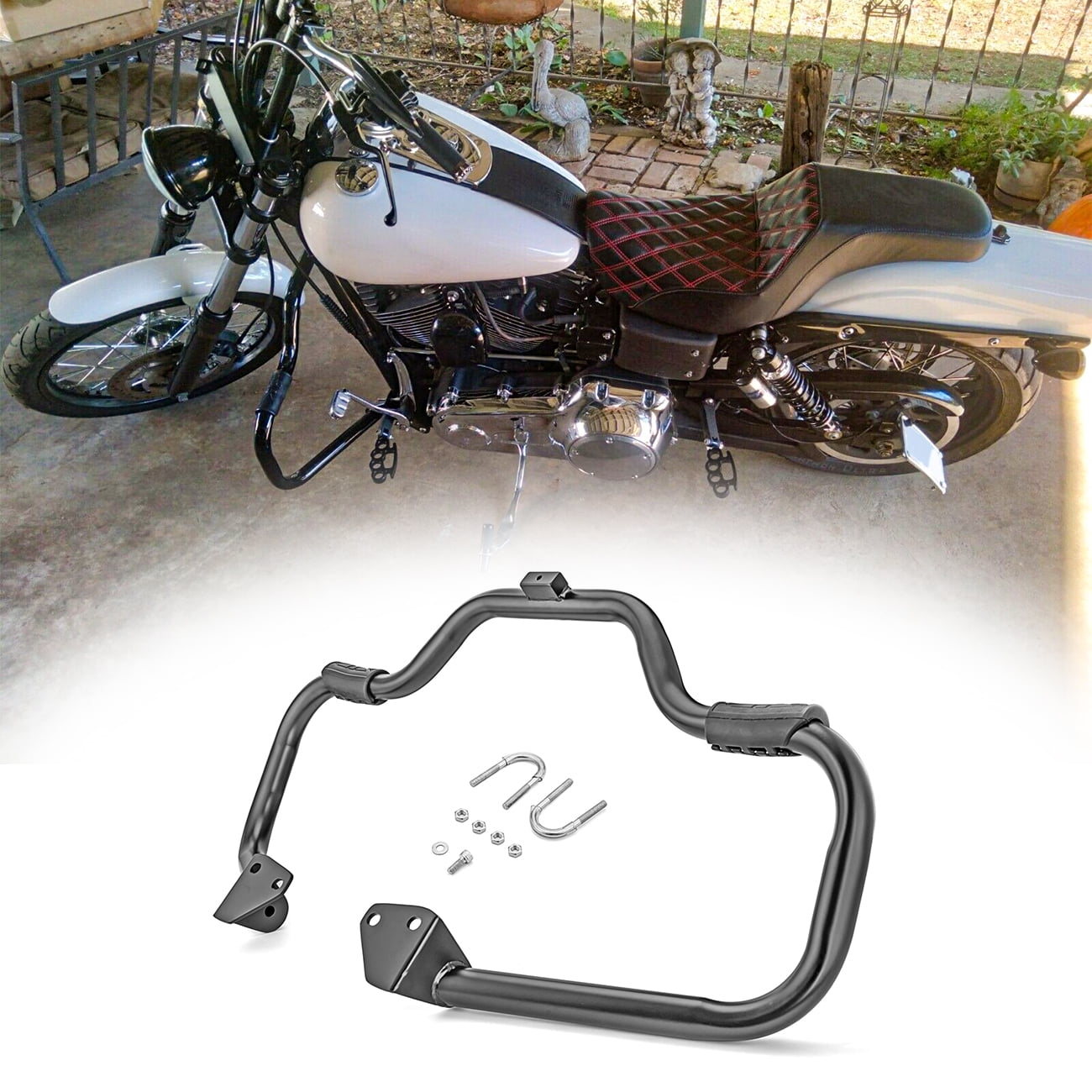 WEISEN - Engine Guard Crash Bar For 06-17 Harley Dyna Super Glide ...