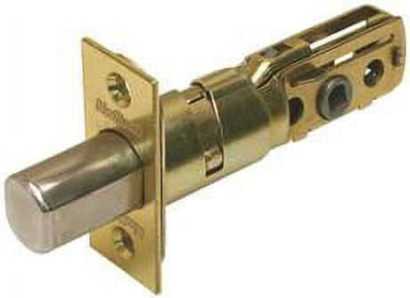 NEW STYLE ROUND FACE DRIVE IN ADJUSTABLE DEADBOLT POLISHED BRASS per 6 ...