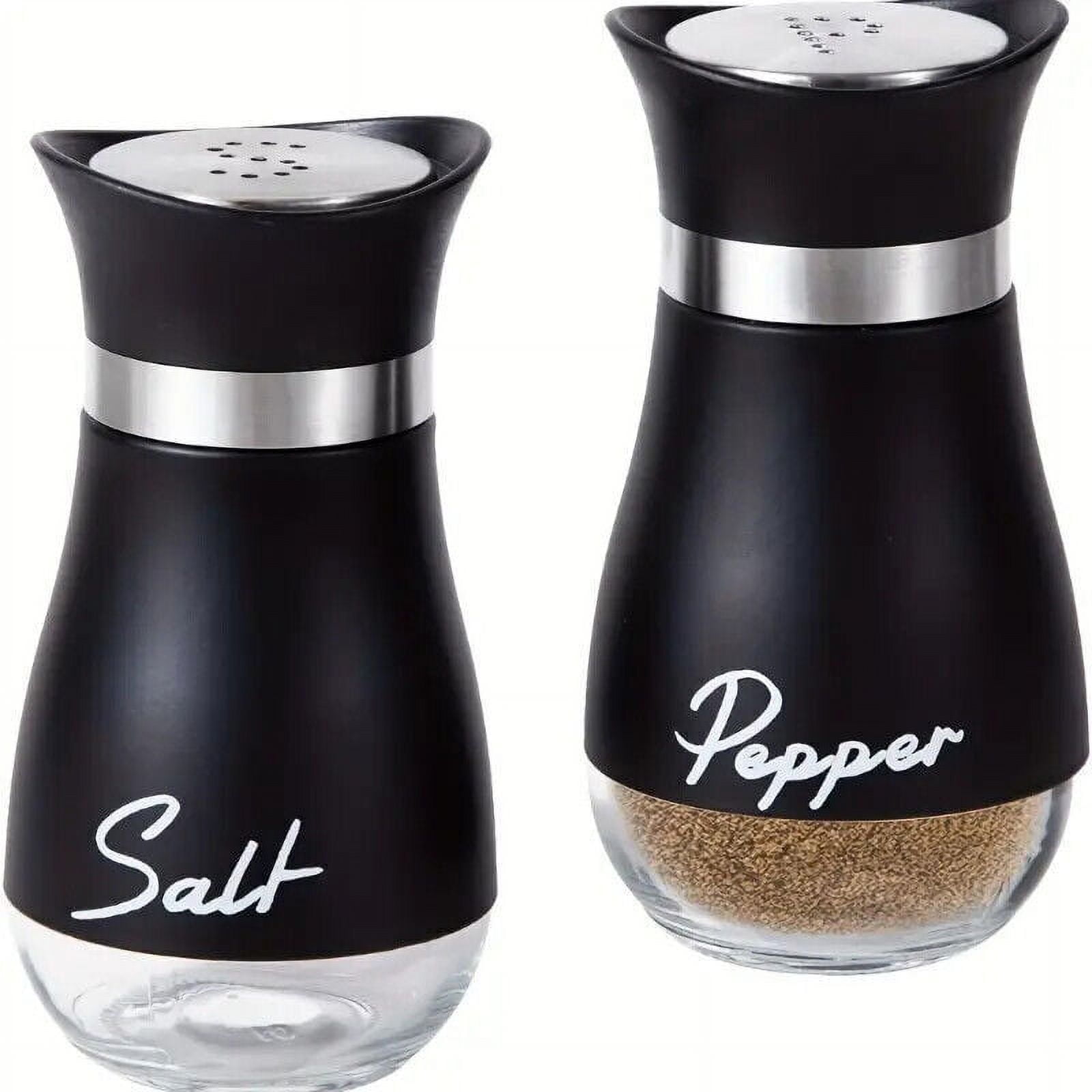 WEISIPU 2-Pack Salt and Pepper Stainless Steel Seasoning Shaker Set for ...