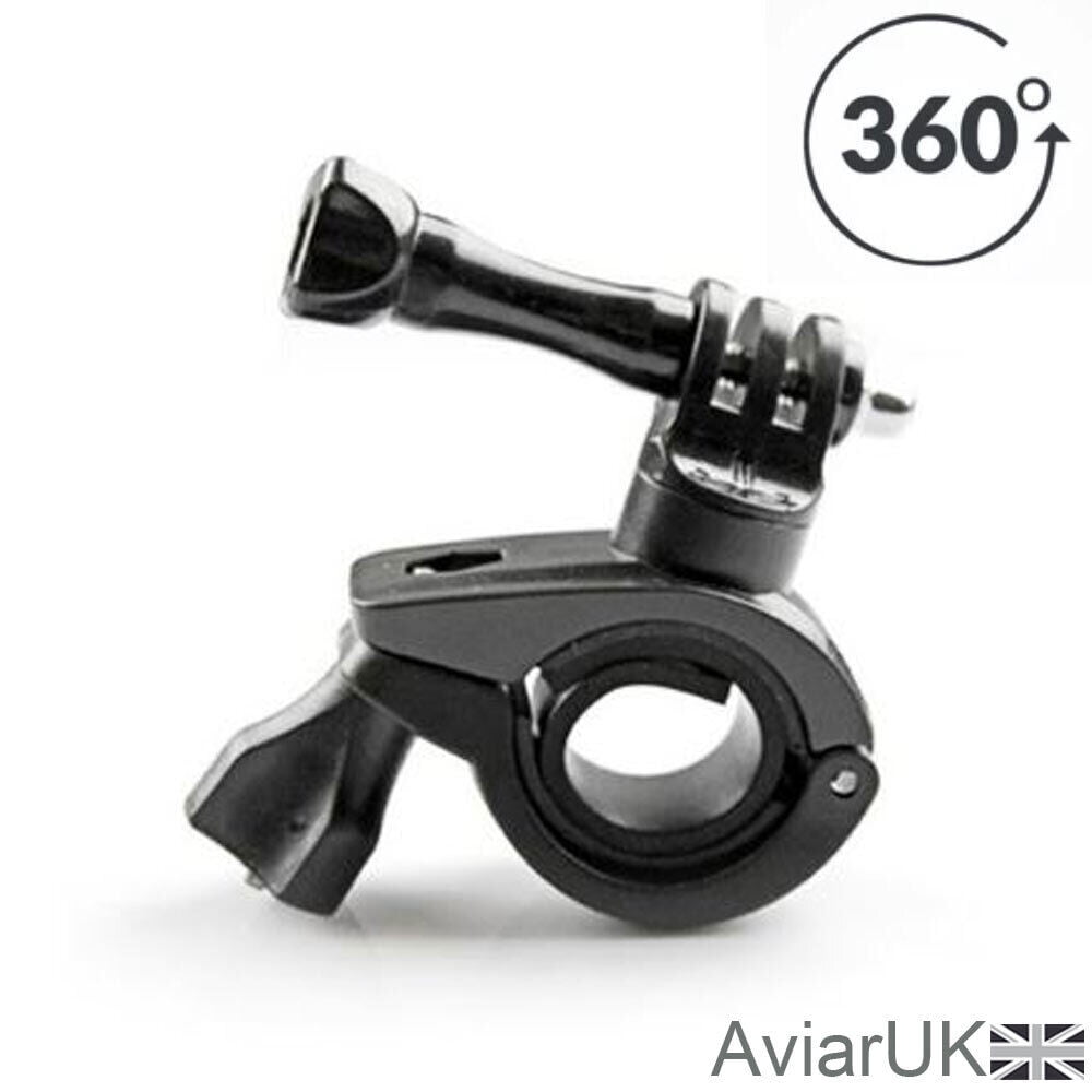 WEISIPU 360° GoPro HERO Bike Bicycle Handlebar Clamp Mount Bar Tube ...