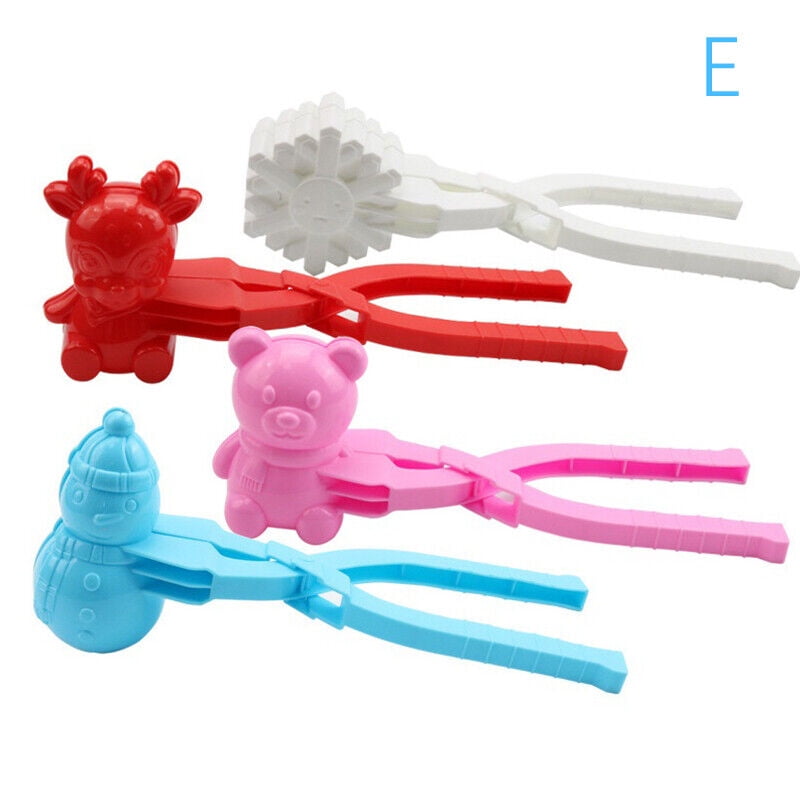 WEISIPU 4Pcs Cartoon Snowball Maker Plastic Clip Sand Snow Ball Mold ...