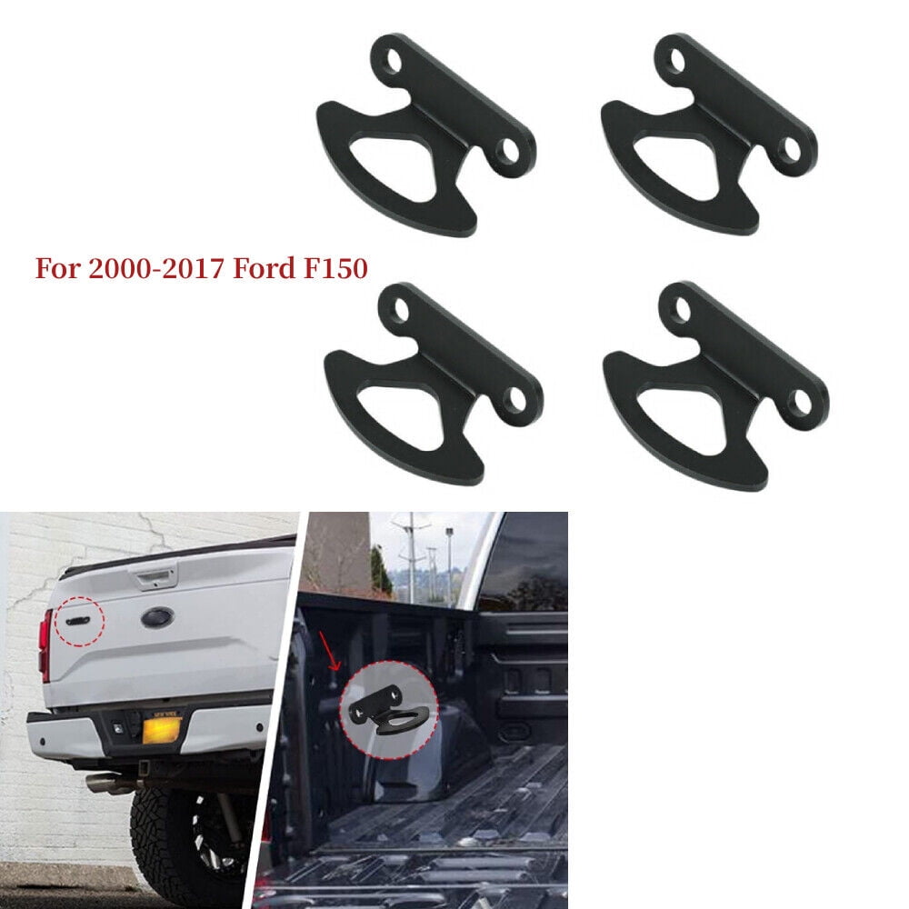 WEISIPU 4Pcs Truck Bed Tie Down Hooks Tool Set Compatible for 2000-2017 ...