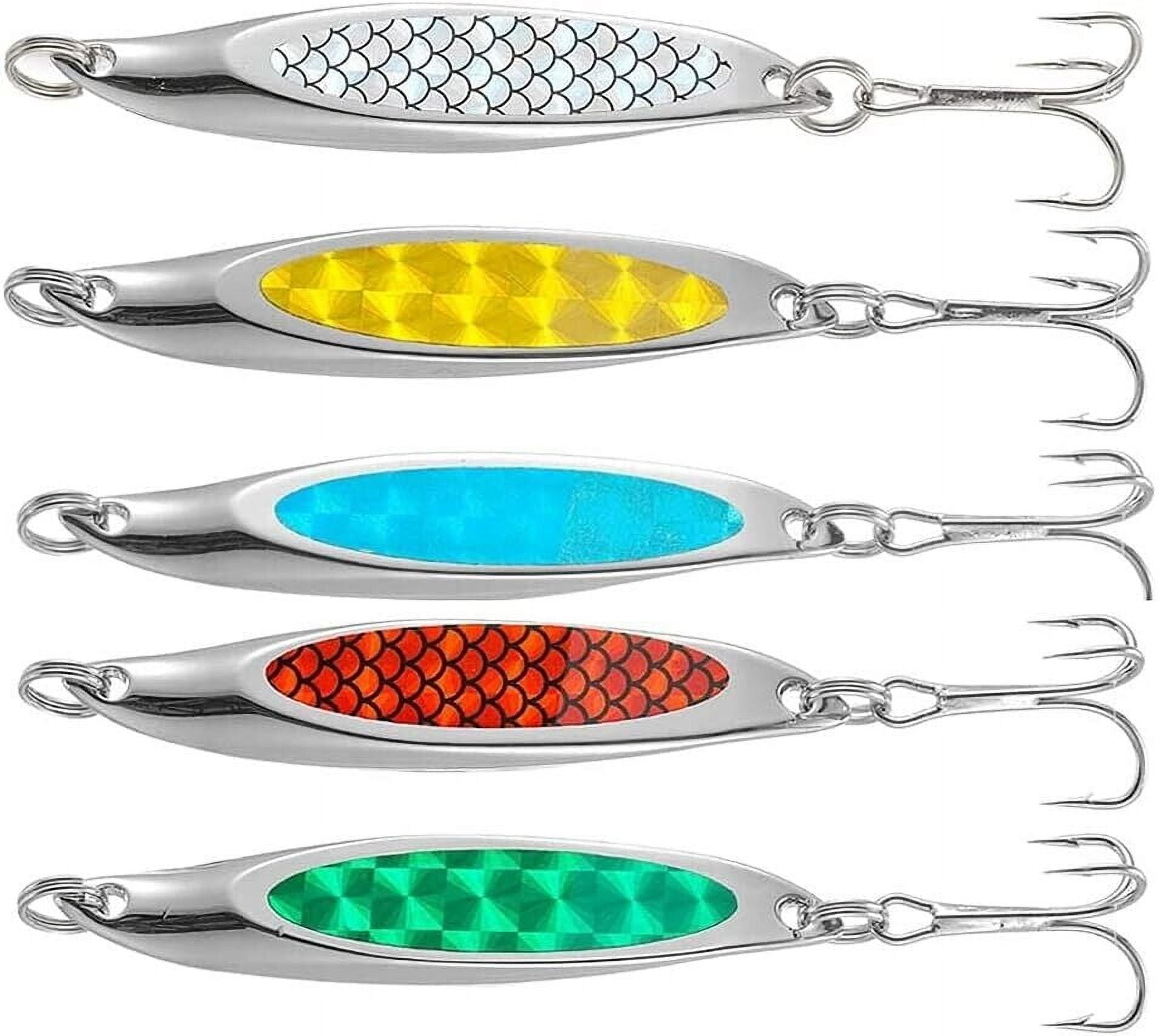 WEISIPU 5 x 20g PRO WEDGE Spinner Lure Jig Cod Bass Mackerel Pike Pier ...