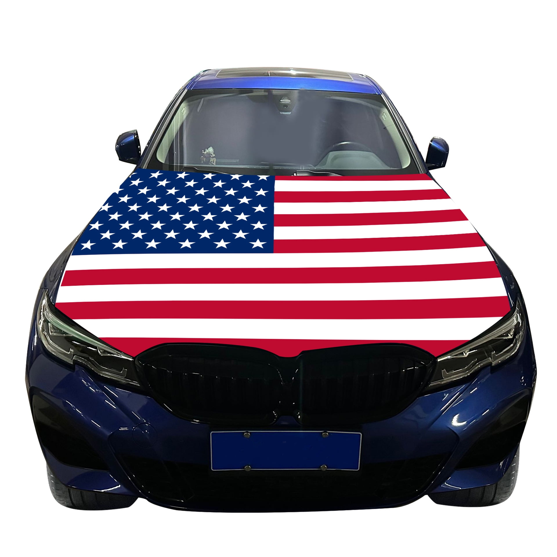 WEISIPU American Hood Flag - 63"x47" (120x160cm) American USA Flag for ...