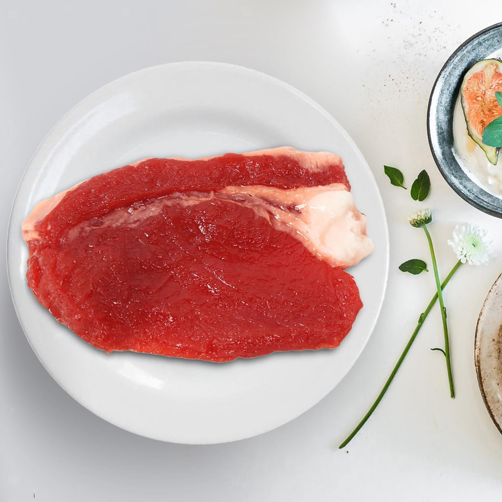 WEISIPU Artificial Fake Cooked Meat Realistic Simulation Food lifelike ...