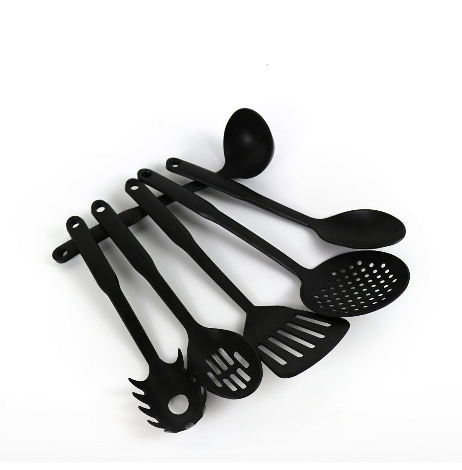 WEISIPU Black Nylon Kitchen Utensils Set Stand Cooking Tool Food Gadget ...