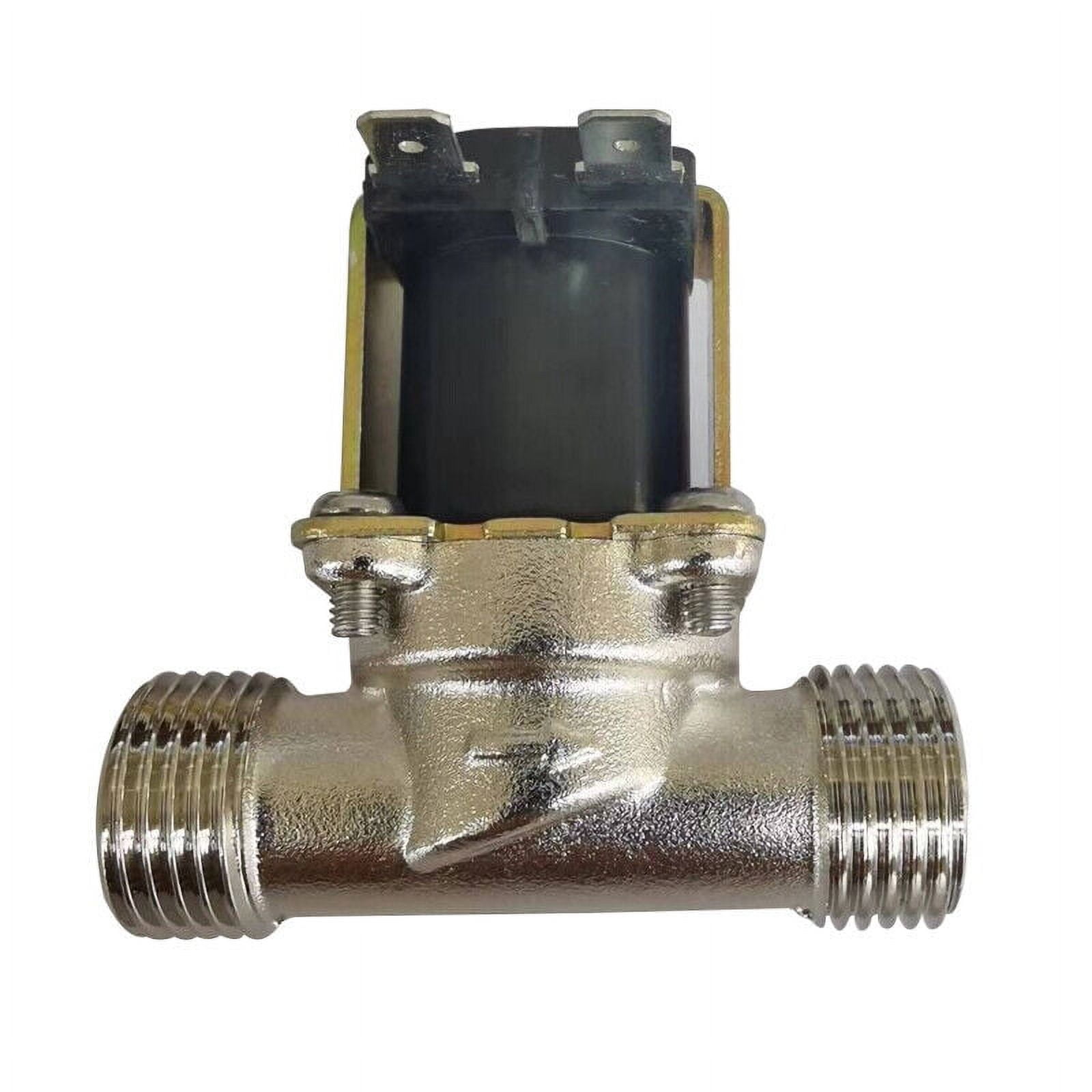 WEISIPU Brass Electric Solenoid Valve Switch Water Gas Air DC12V 1/2 ...