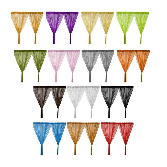 WEISIPU Decorative Door String Curtain Wall Panel Fringe Window Room ...