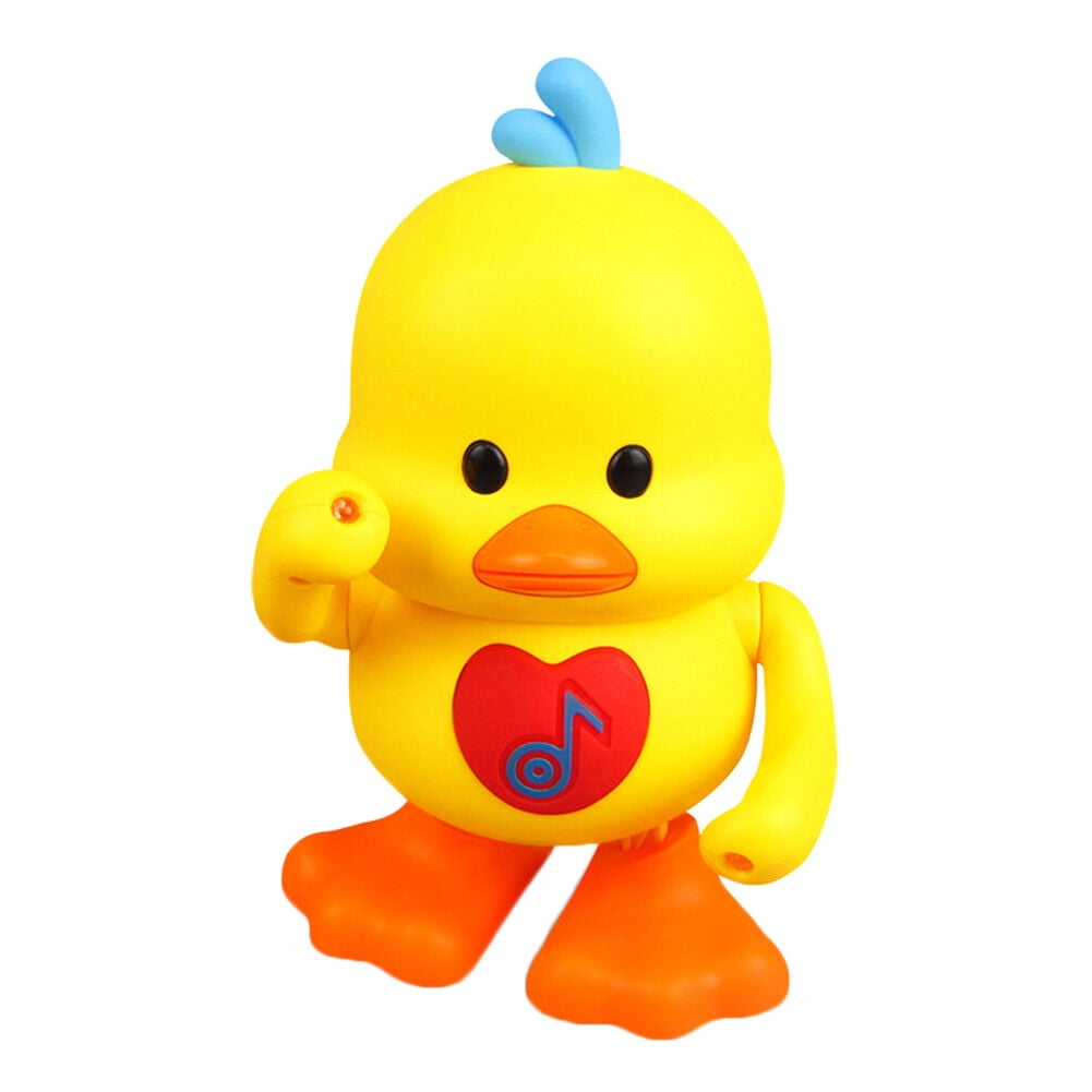WEISIPU Duck Toys For Baby - Walking and Dancing Yellow Duck ...