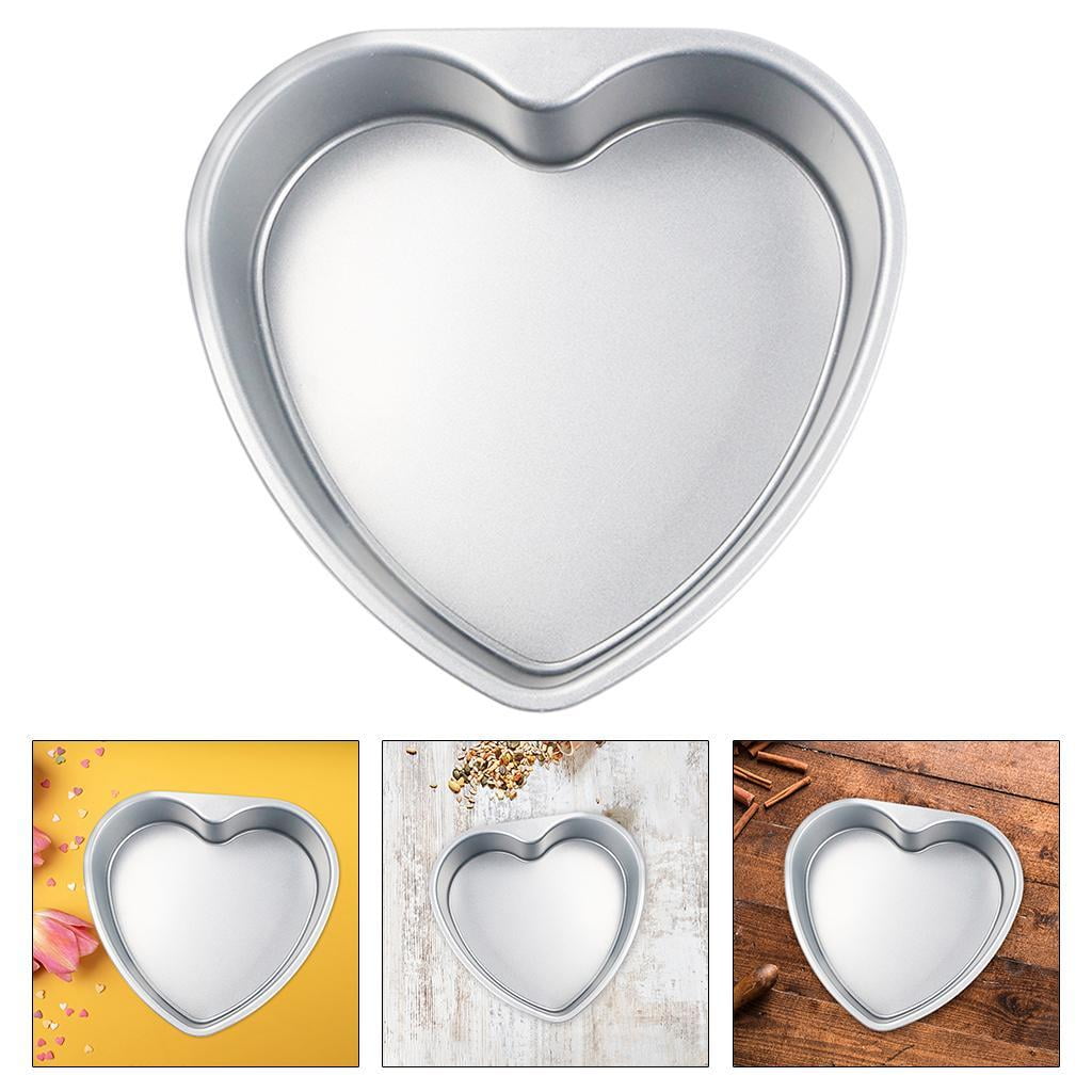 WEISIPU Heart Shaped Cake Pan Removable Aluminum Pan on the Bottom, Non ...