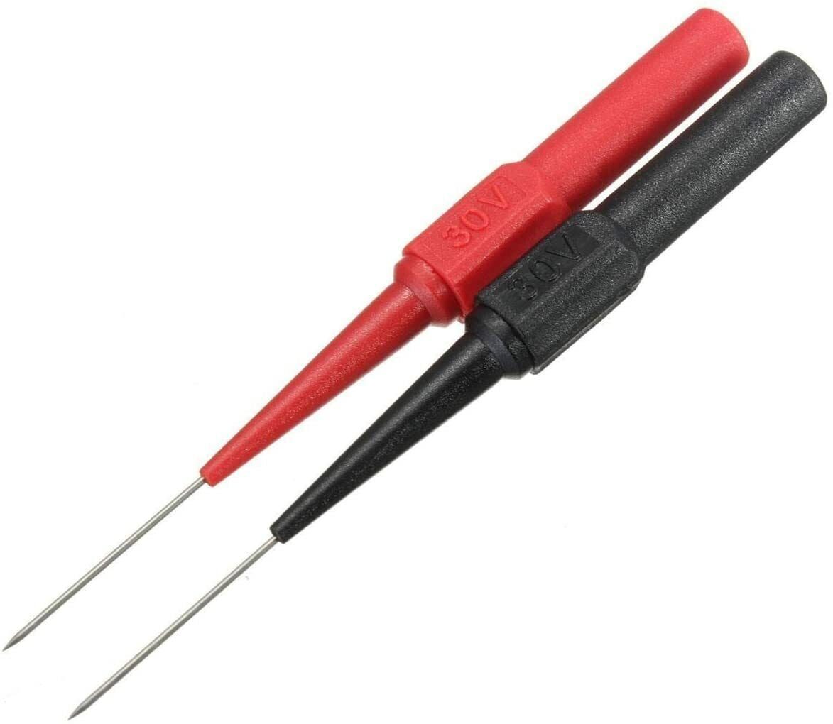 WEISIPU Multimeter Test Lead Back Probes Sharp Needle Micro Pin For ...