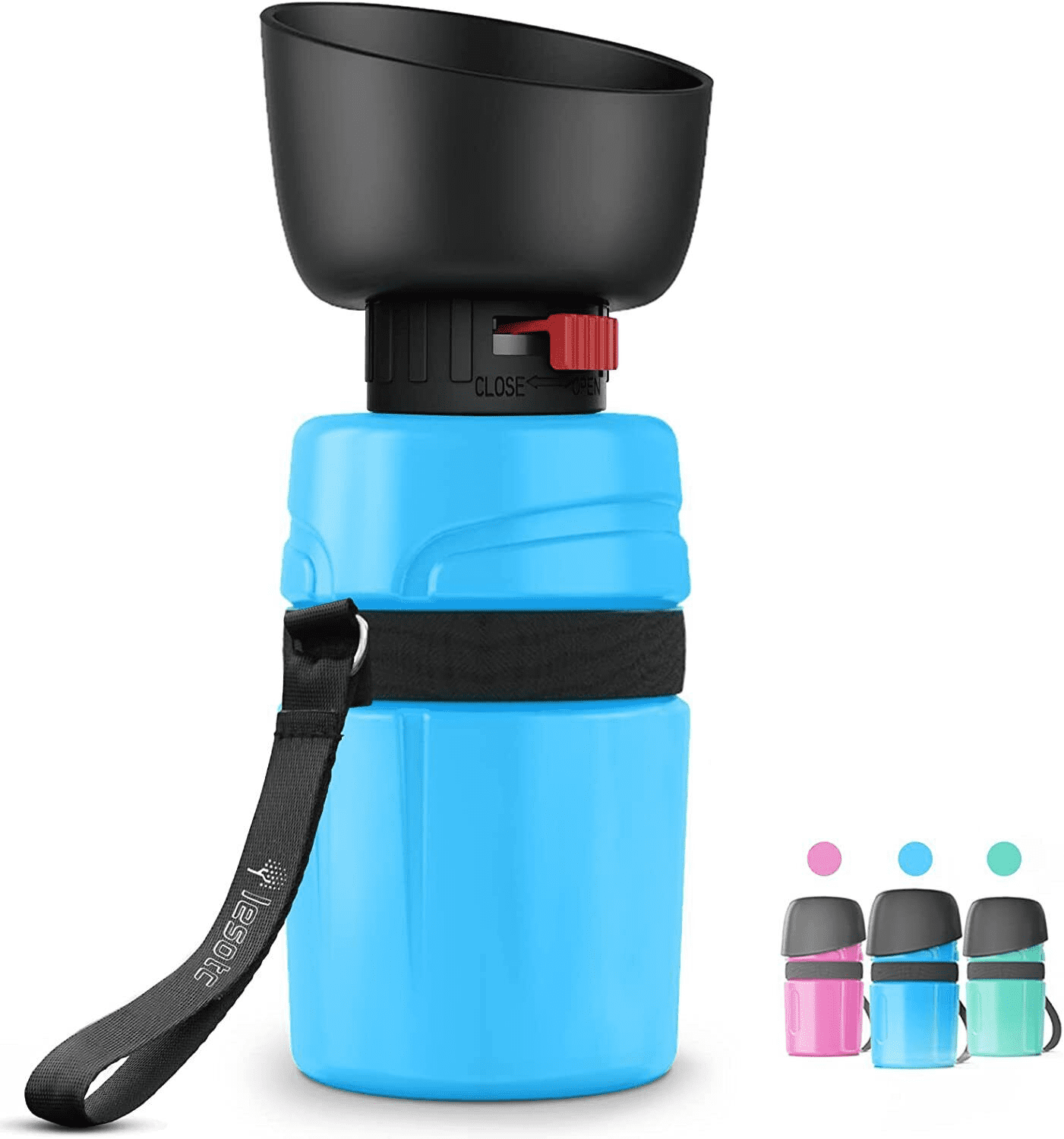 WEISIPU Squeeze Dog Water Bottle Portable Dog Water Dispenser Pet ...