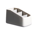 WEISIPU TV Remote Control Holder, 4 Compartments Organizer, ABS Plastic ...