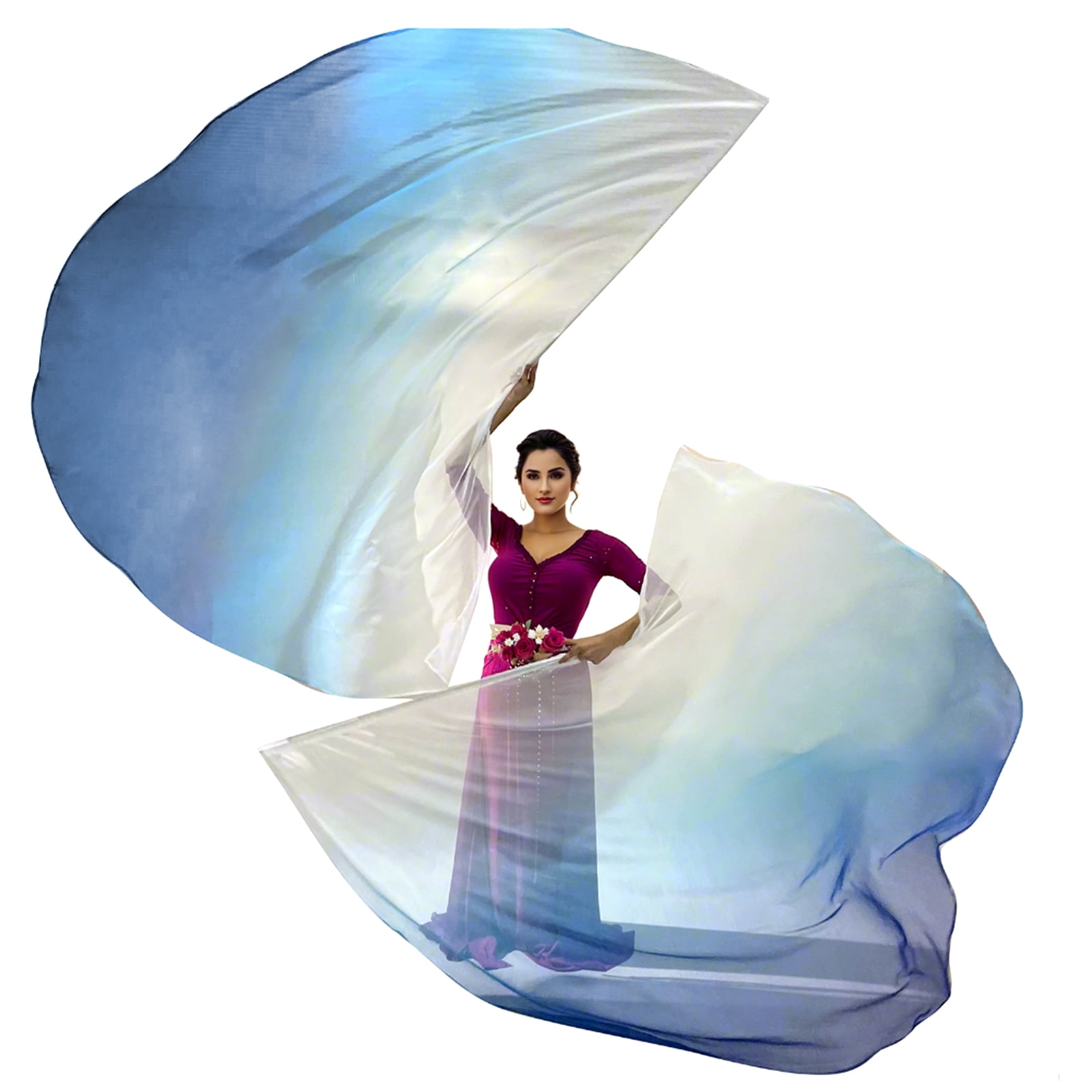 WEISIPU Worship Flags Set(2 Flags+2 Sticks) for Dance Church Flags for ...