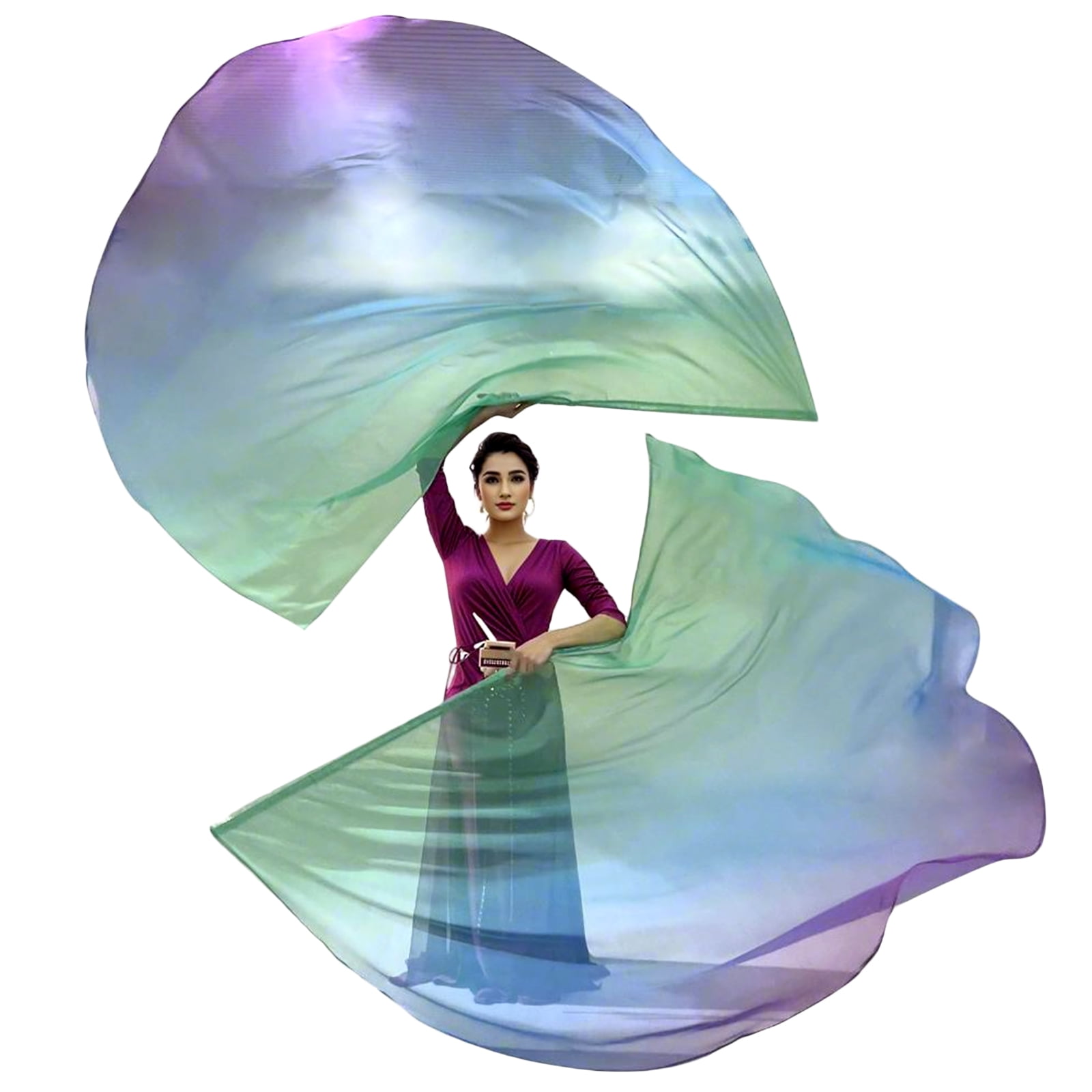 WEISIPU Worship Flags Set(2 Flags+2 Sticks) for Dance Church Flags for ...