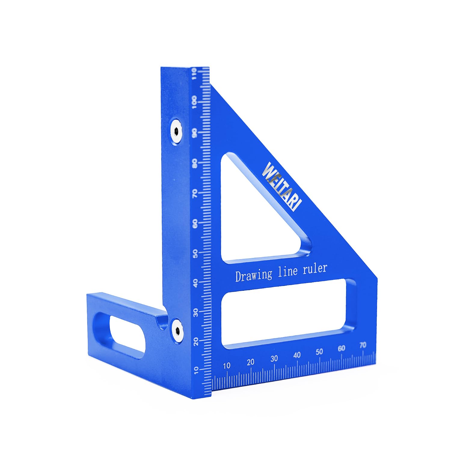 WEITARI 45/90 Degree Triangle Ruler Scriber, Woodworking Square ...