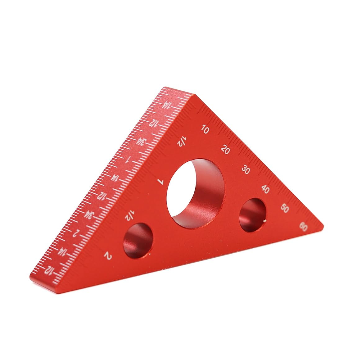 WEITARI Aluminum Alloy Triangle Ruler,45 Degree Angle Ruler,Carpentry ...