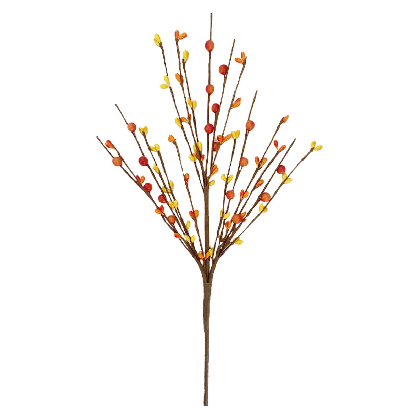 WEIWEIGG Artificial Fall Flowers, Fake Berry Stems Plants, Autumn ...