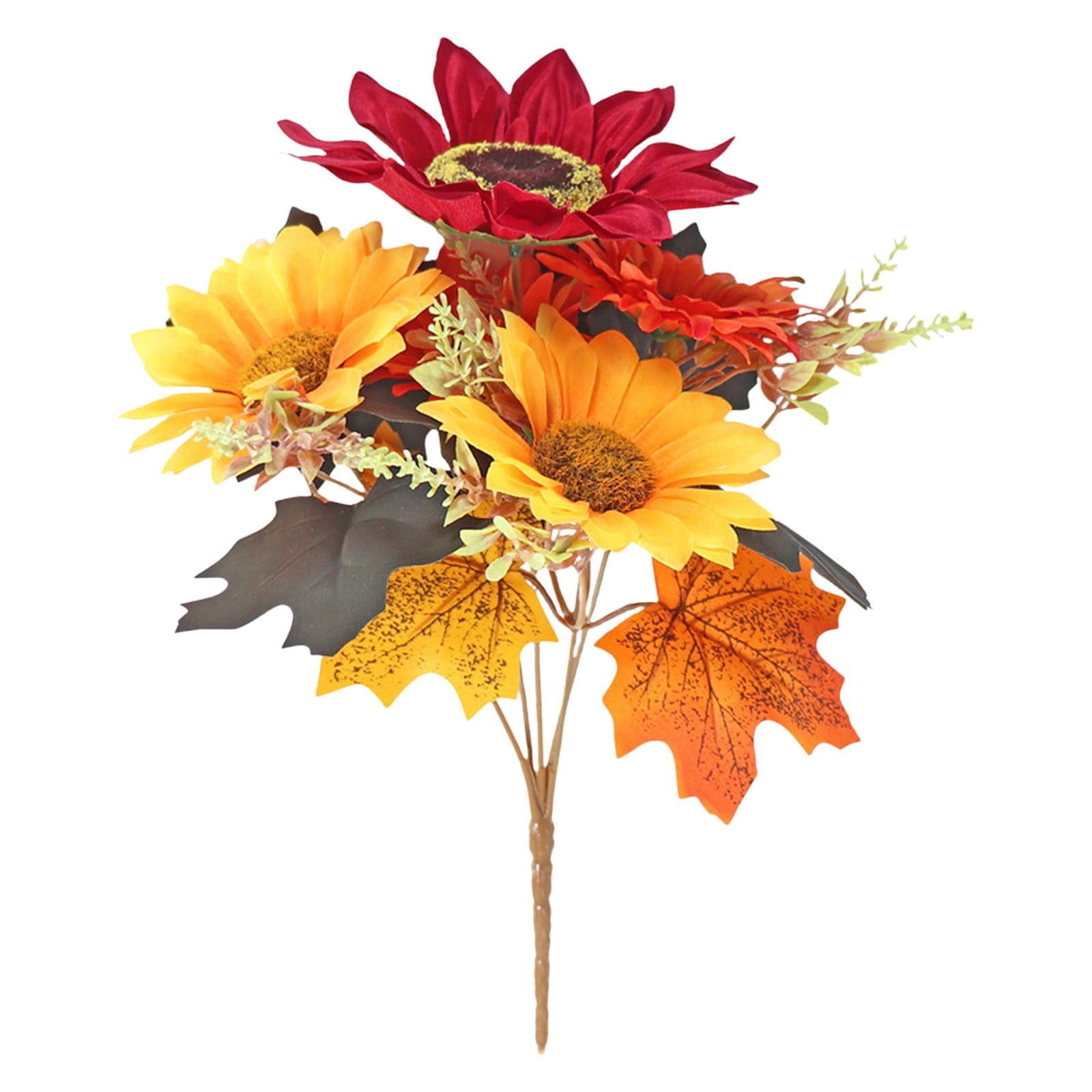 WEIWEIGG Artificial Fall Flowers, Thanksgiving Halloween Bouquet, Fall ...