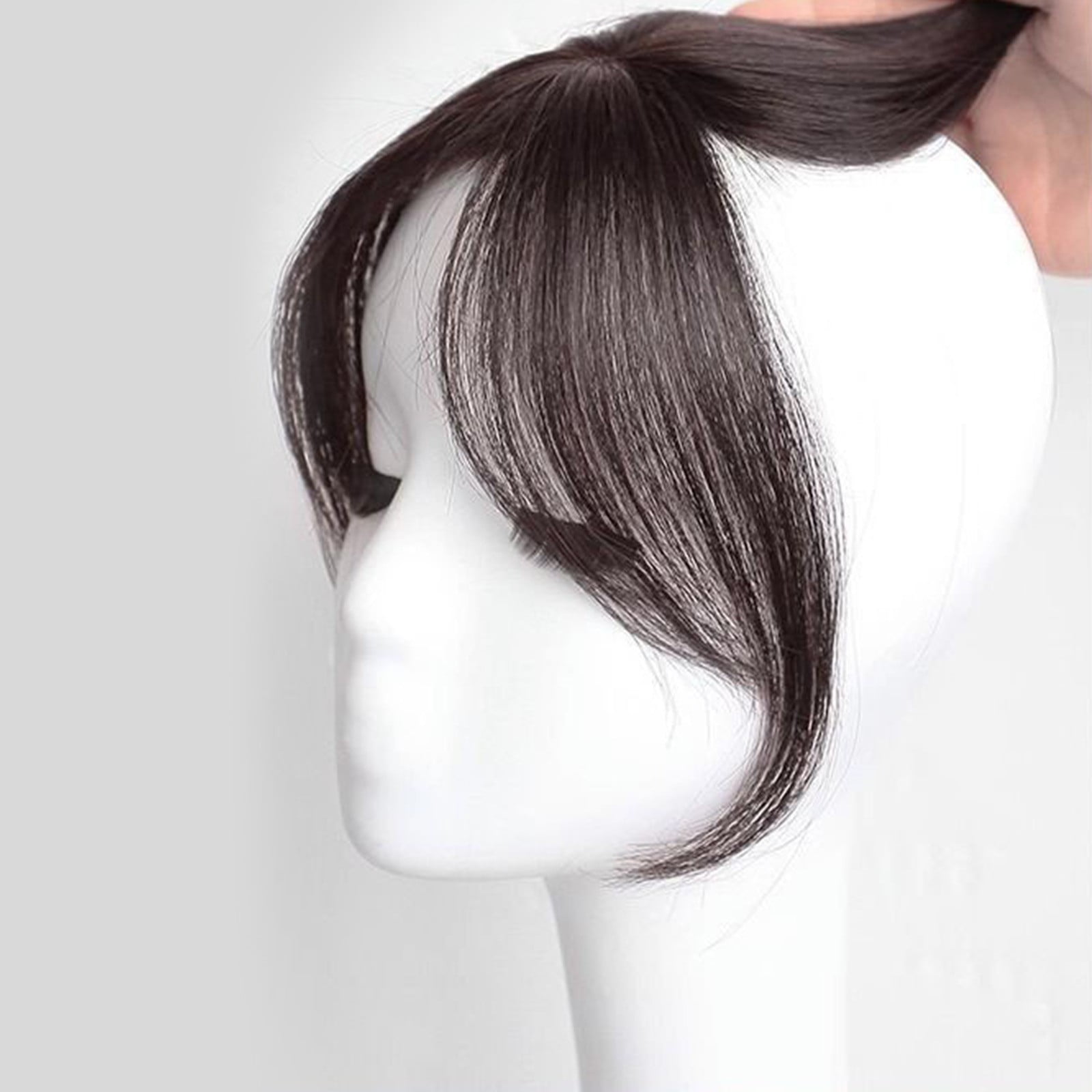 WEIWEIGG Clip In Hair Toppers for Women - Real Human Hair, 3D Side ...