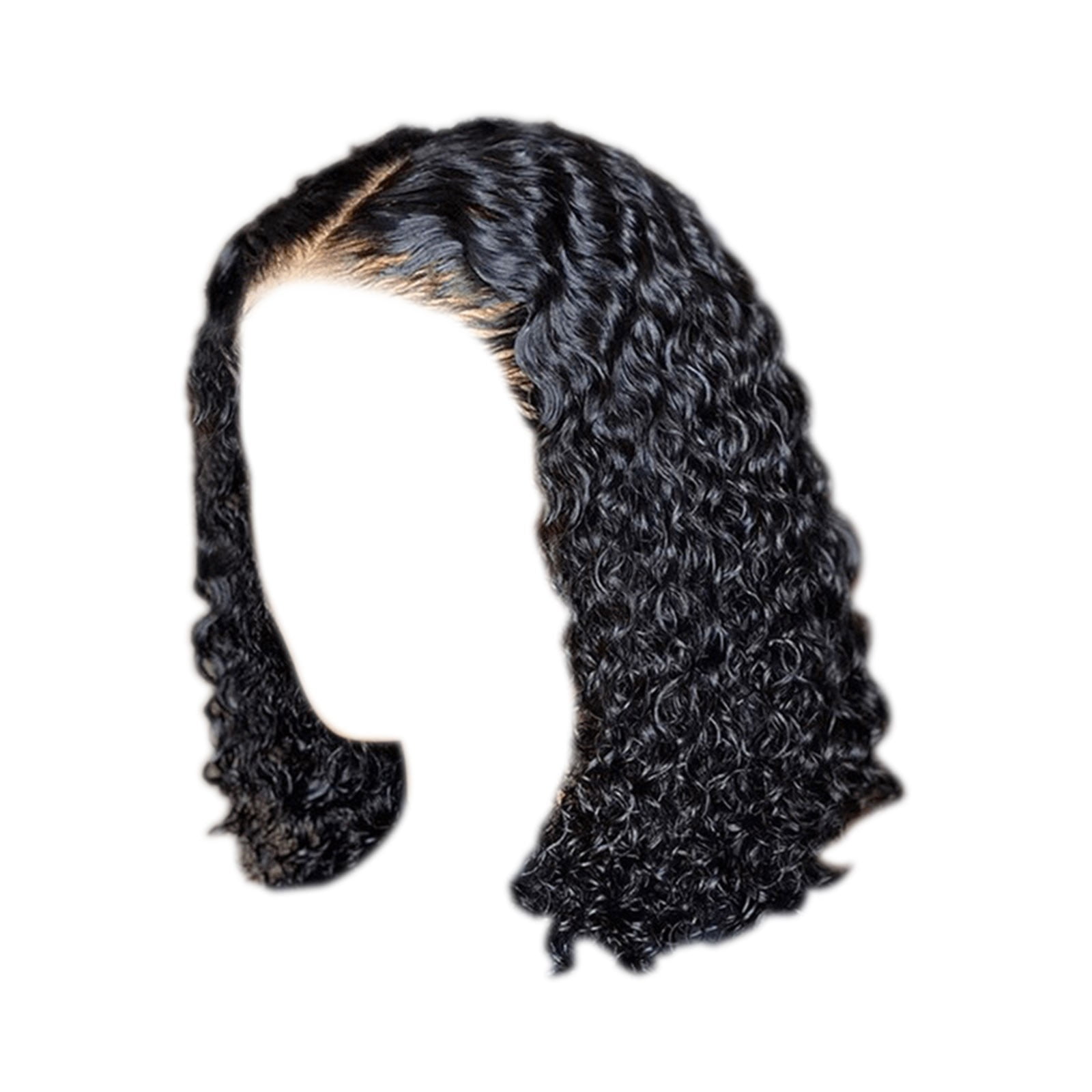 WEIWEIGG Short Wigs for Women - Lace Front Wig with Full Bangs, Natural ...
