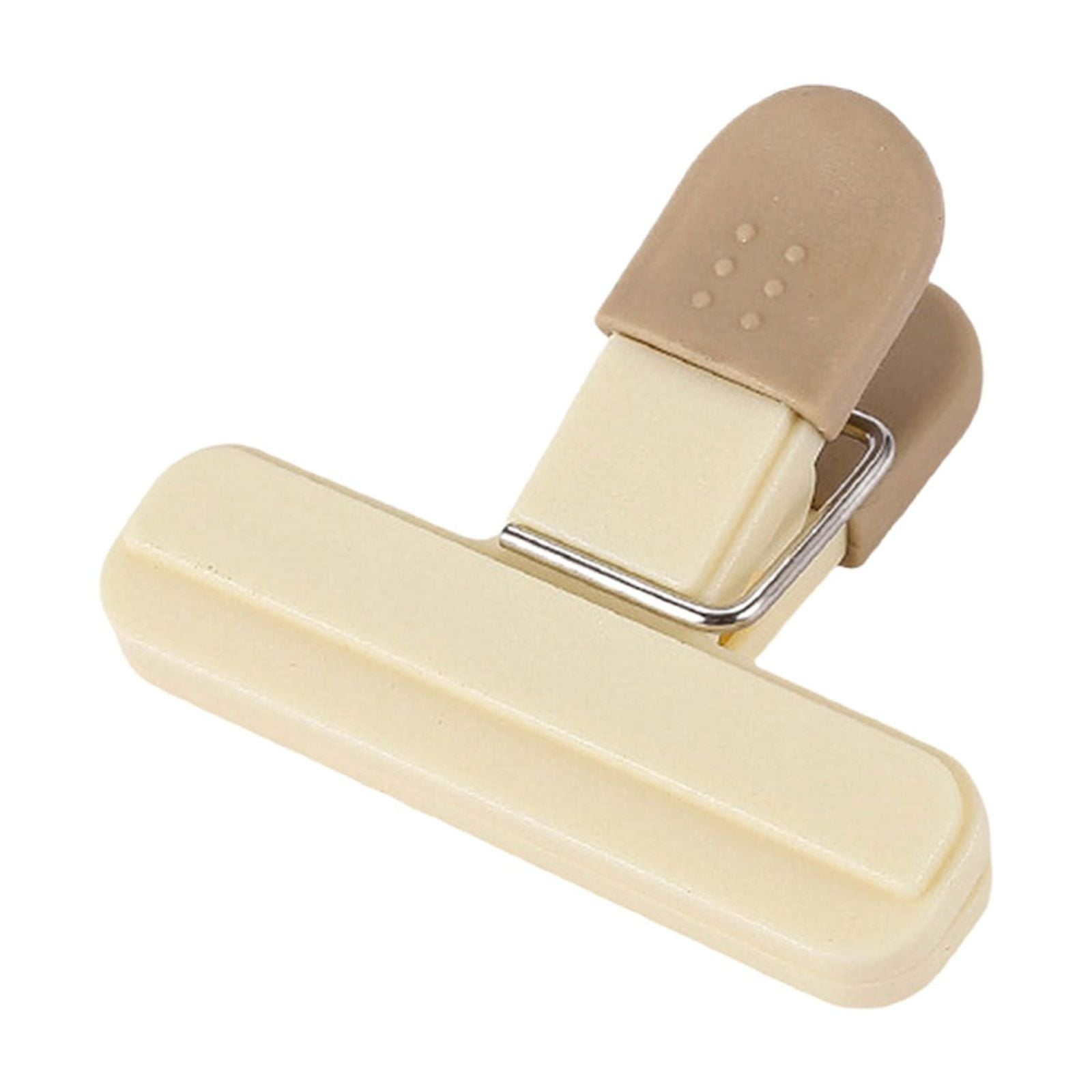 WEIWEIGG Small Tea-Colored Sealing Clip, Plastic Snack Sealer with Non ...