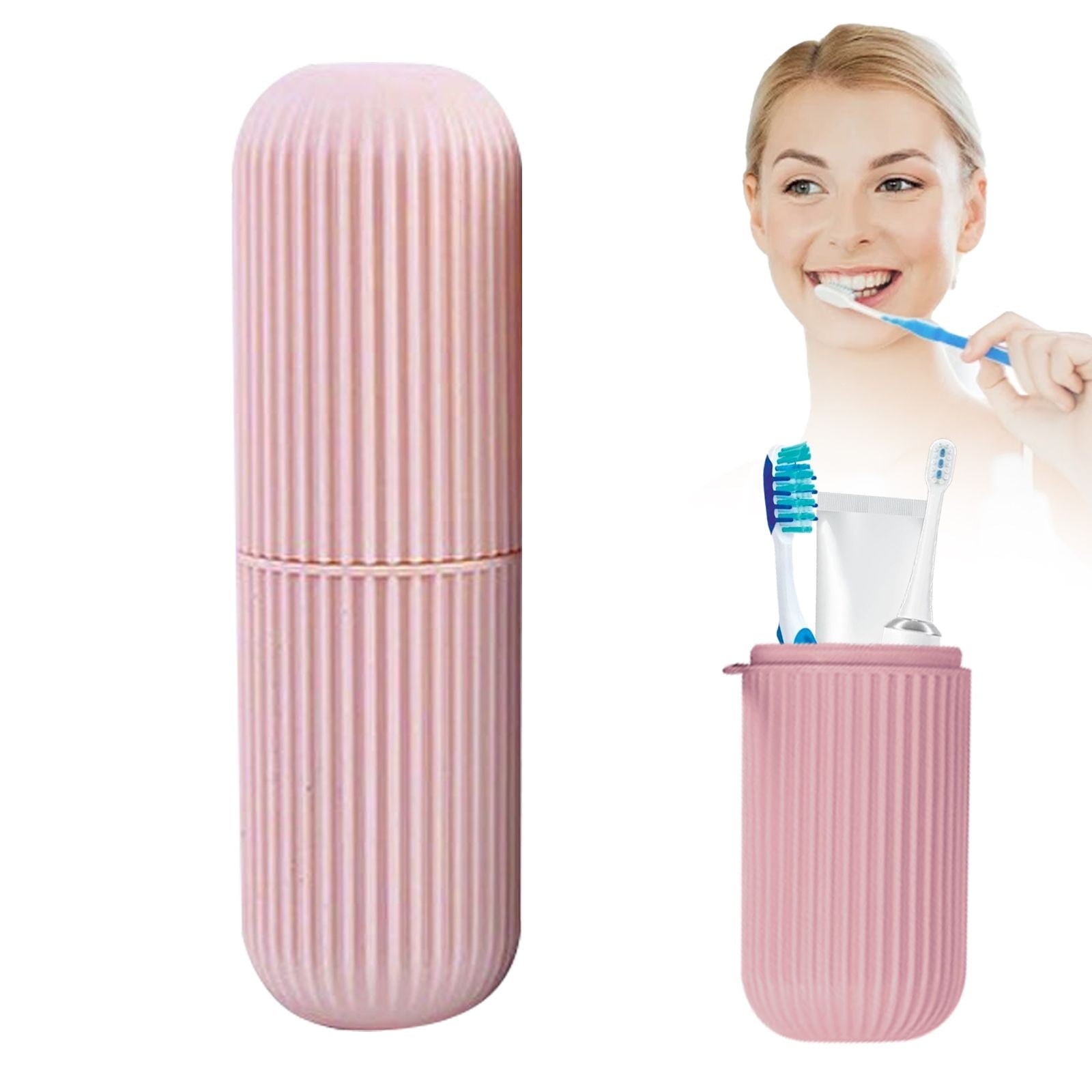 WEIWEIGG Travel Toothbrush Case, Toothbrush Holders, Plastic Toothbrush ...