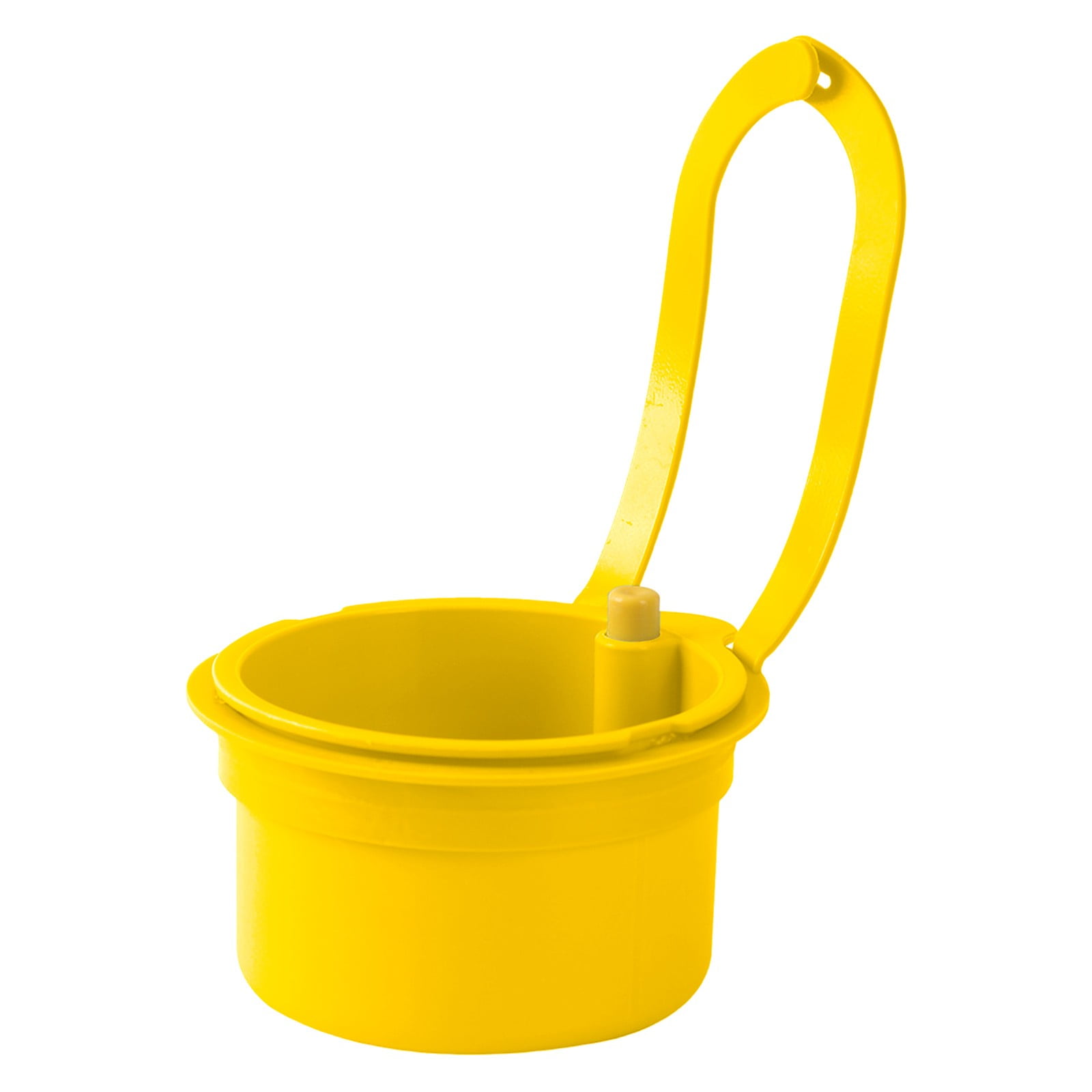 WEIWEIGG Yellow Hangable Strainer Basket, No-Drill Self-Cleaning ...