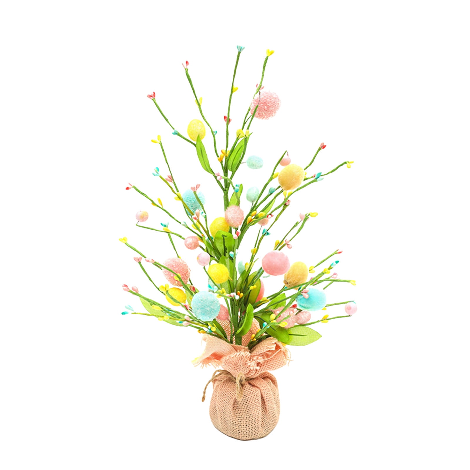 WEIXF 2025 Easter Decorations Egg Branches Cuttings Home Decoration ...