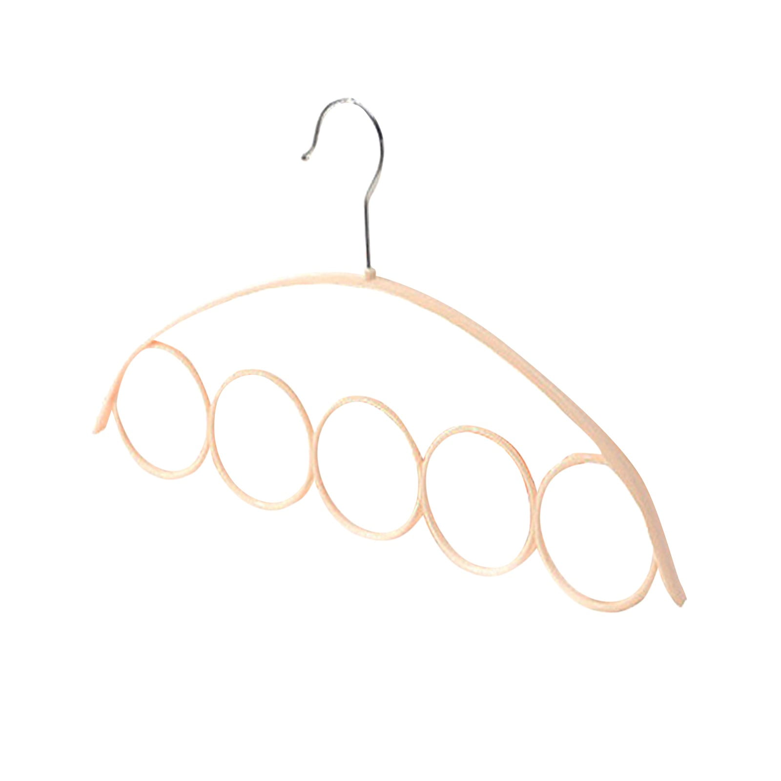 WEIXF 5 Ring Scarf Rack Wardrobe Shelves Hangers Scarves And Ties ...