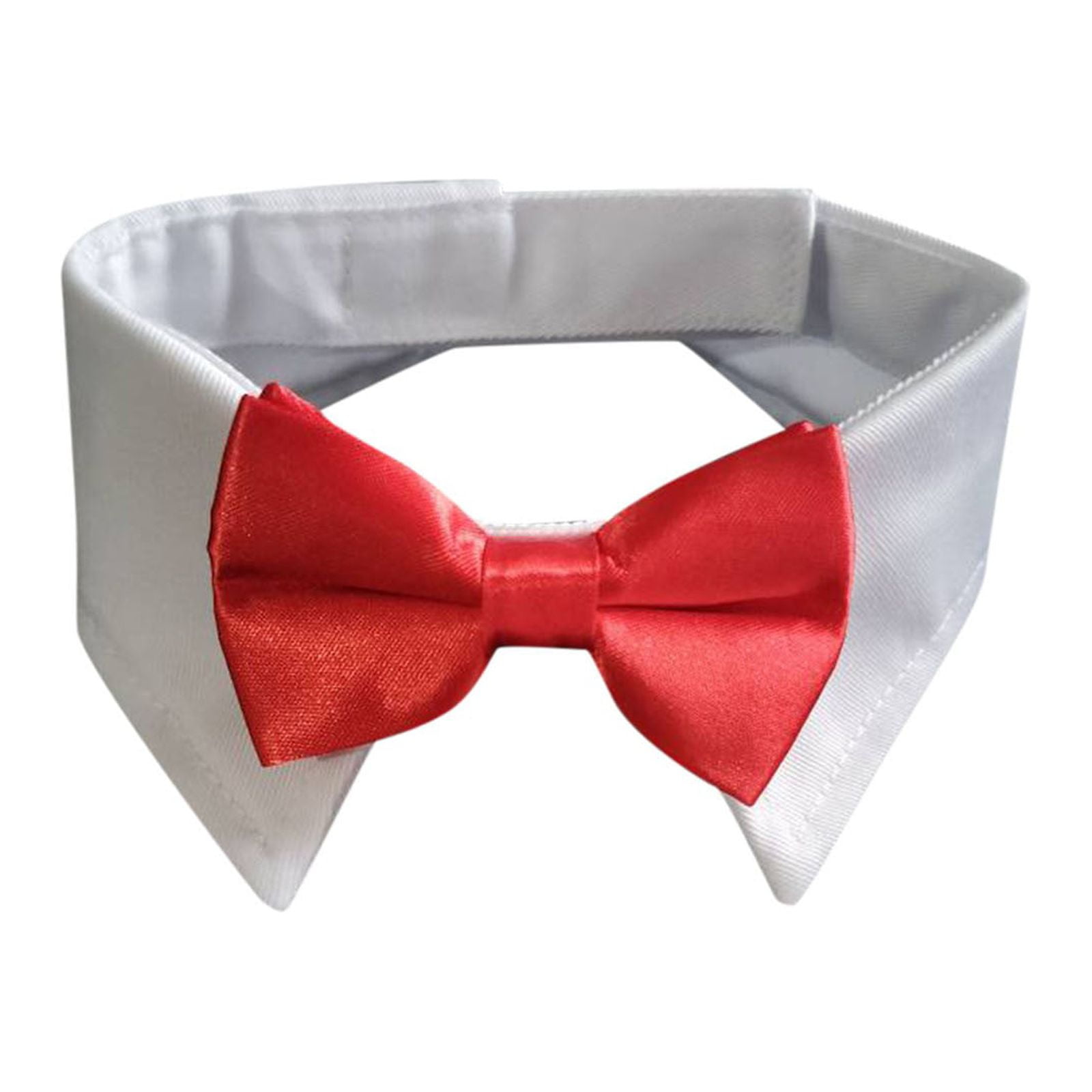 WEIXF Adjustable Dog Neck Tie Collar Dog Collar With Black Necktie ...