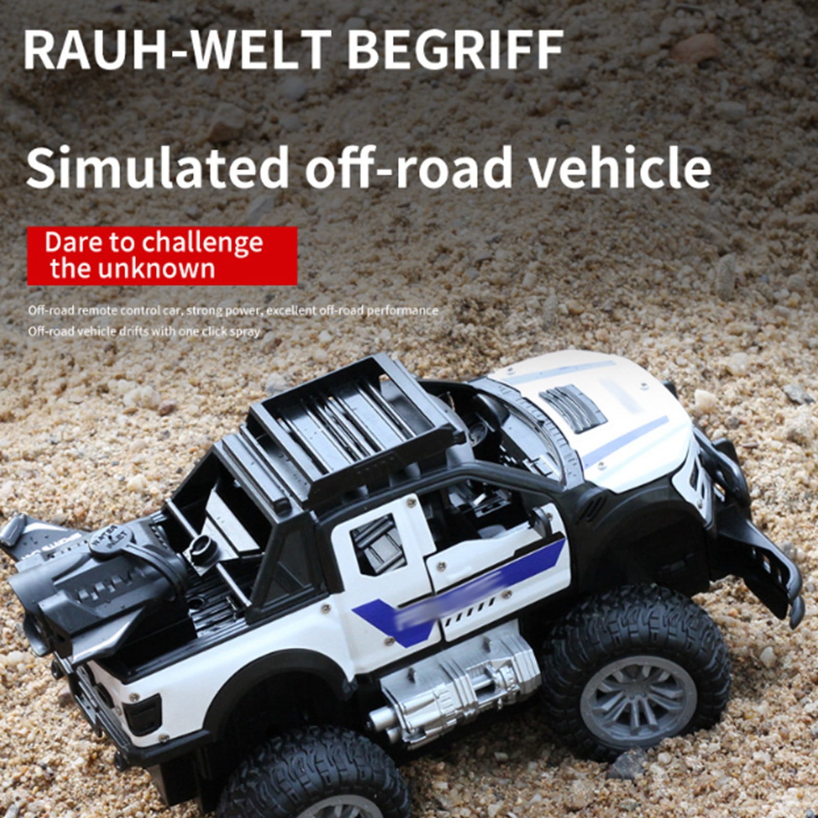 WEIXF Alloy Off Road Vehicle Door Opening Remote Control Vehicle Spray ... WEIXF Alloy Off Road Vehicle Door Opening Remote Control Vehicle Spray ...