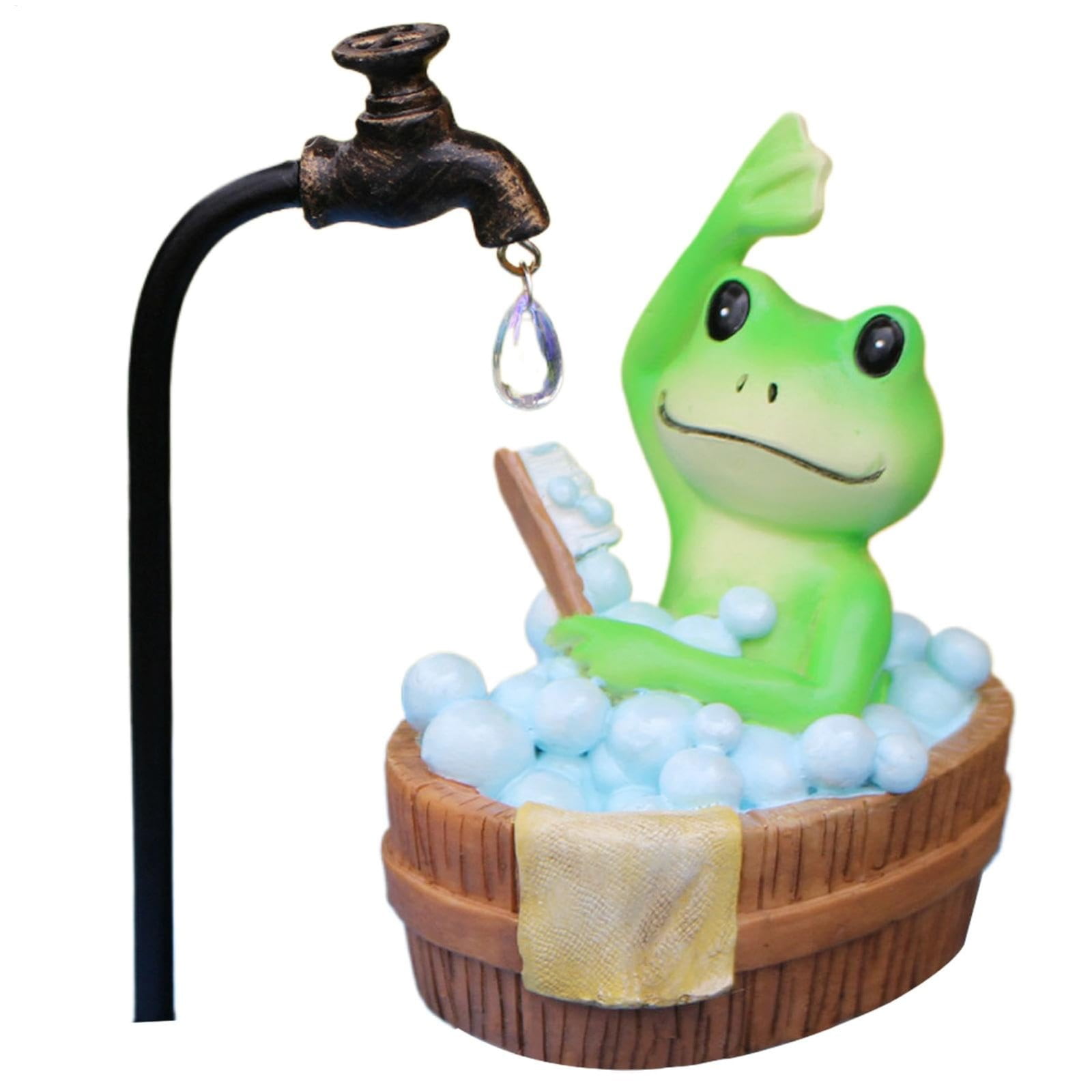 WEIXF Garden Outdoor Animals Resin | Bath Sculptures Garden Statues ...