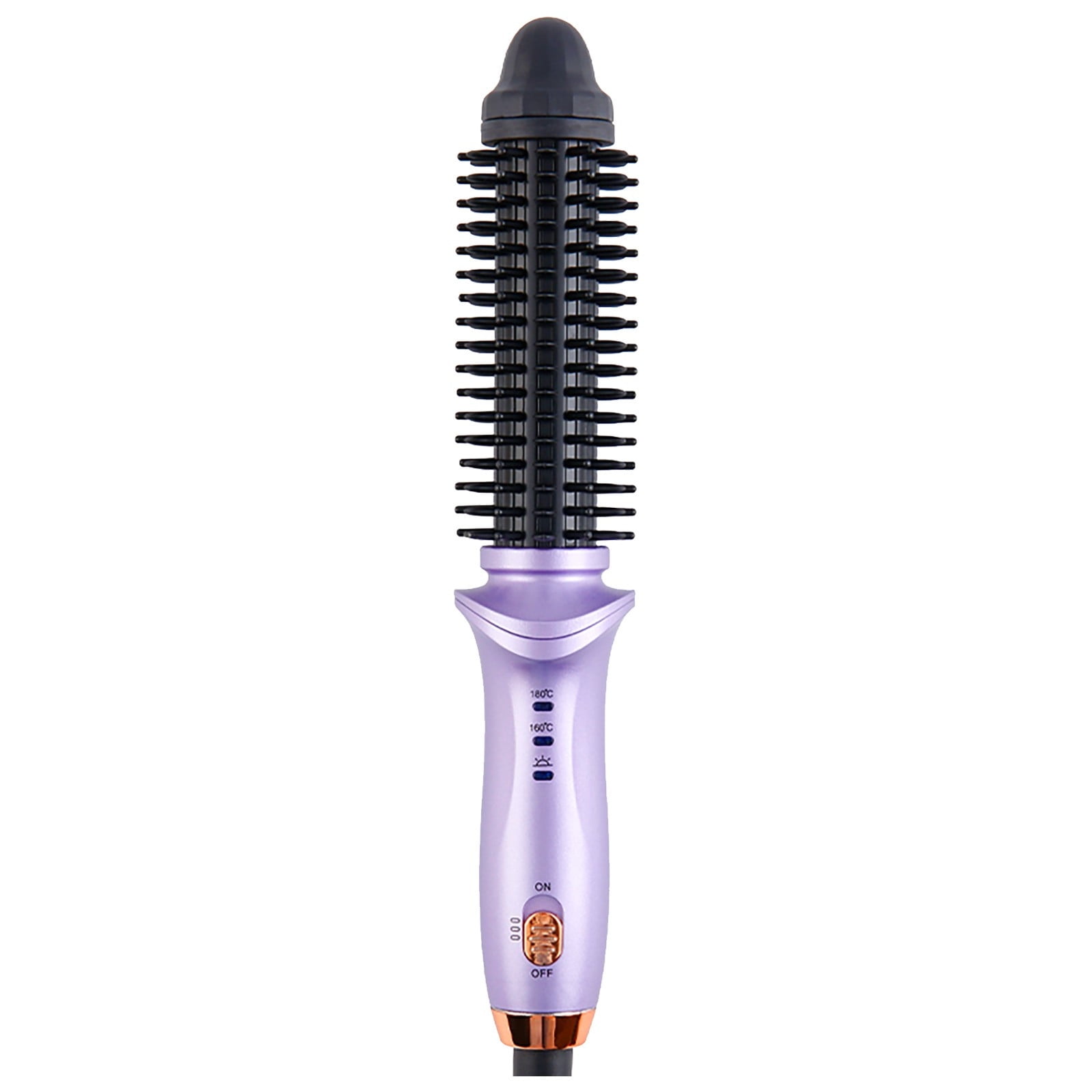WEIXF Heated Curling Comb 2 In 1 Curling Brush Straight Curly Hair ...