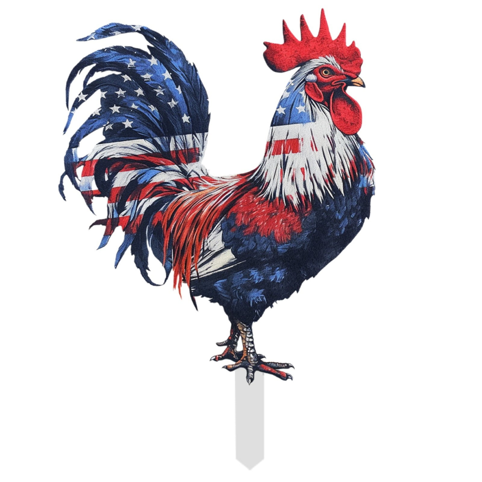 WEIXF The Independence Day Rooster Card Color To The Independence Day ...