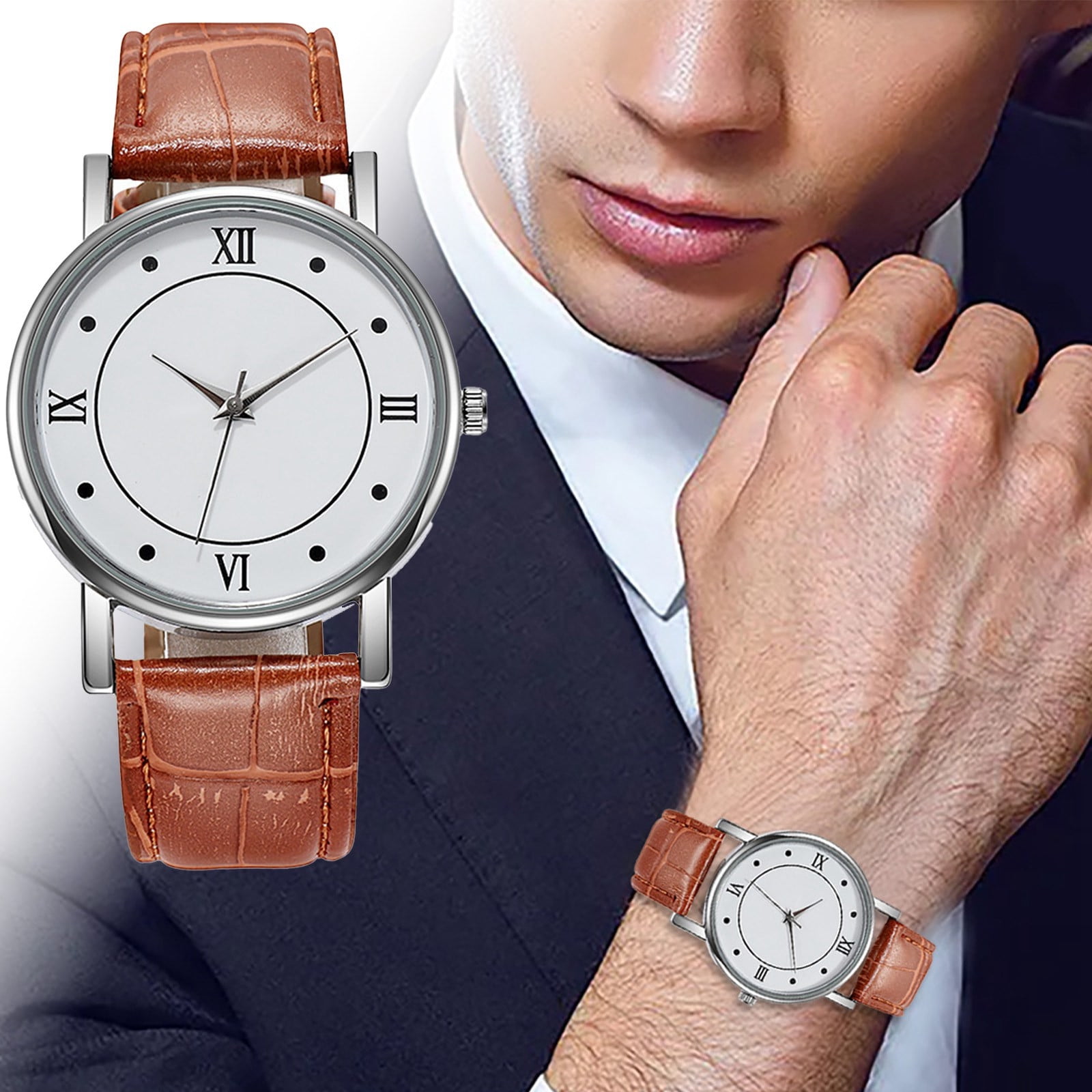 WEIXF Men's Fashion Watch With Precise Timing Men's Leisure Business ...